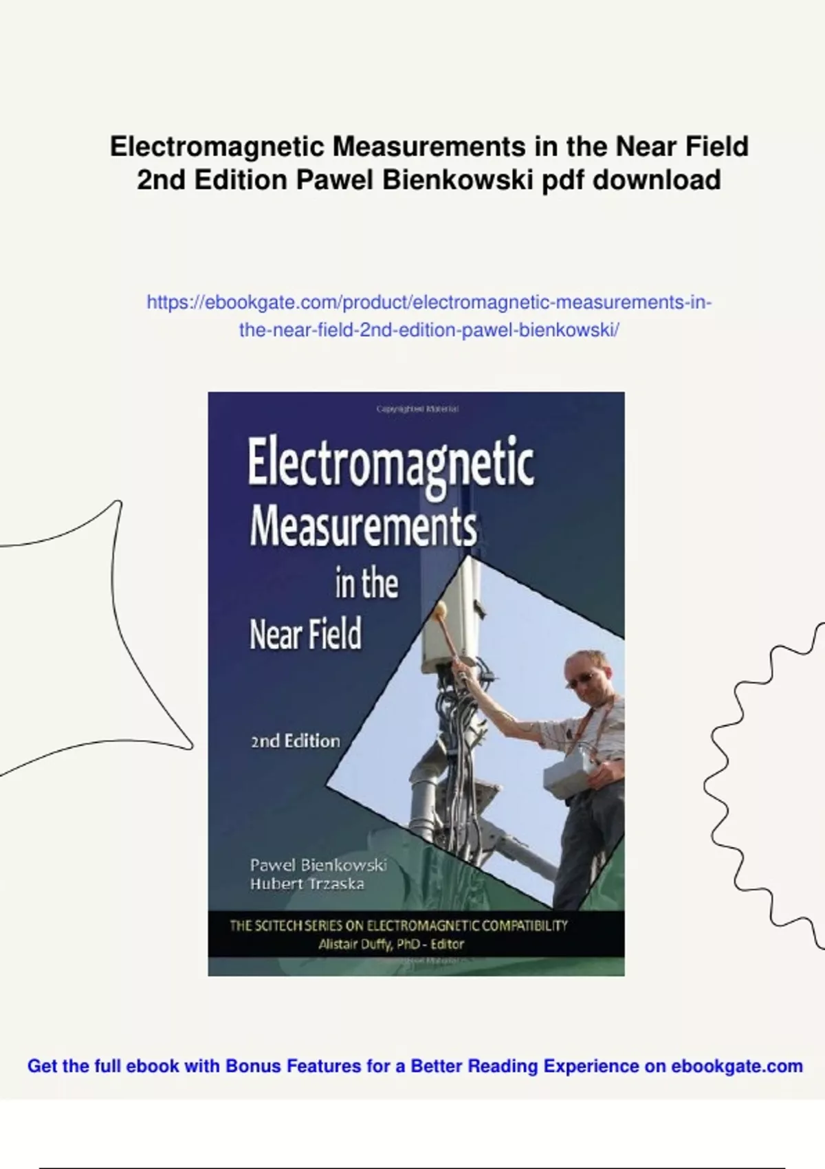 Summary Electromagnetic Measurements in the Near Field 2nd Edition ...
