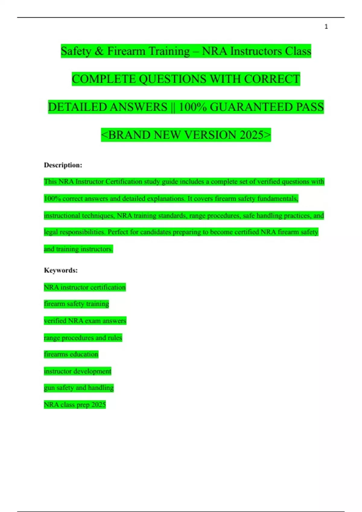 Semper Fit Basic Fitness Certification – COMPLETE QUESTIONS WITH ...