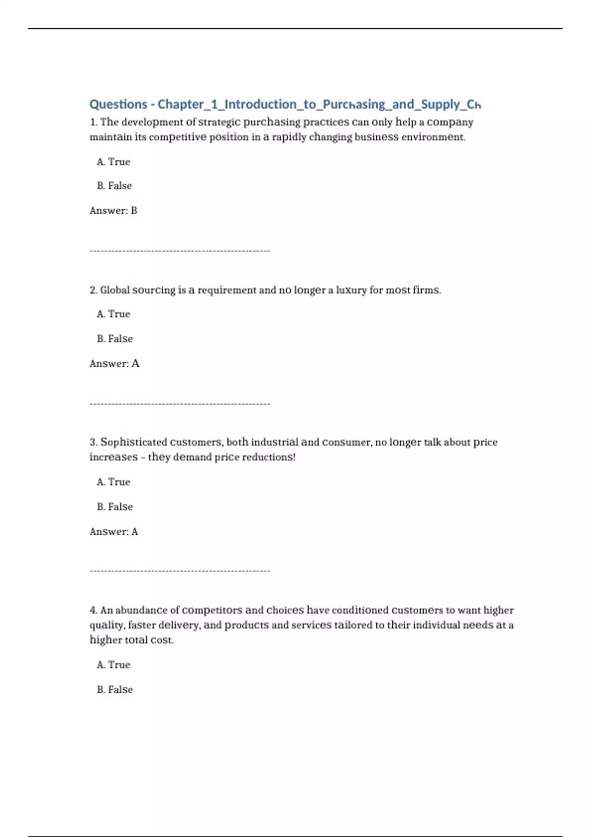 test bank, practice questions: Python Programming for Engineers and ...
