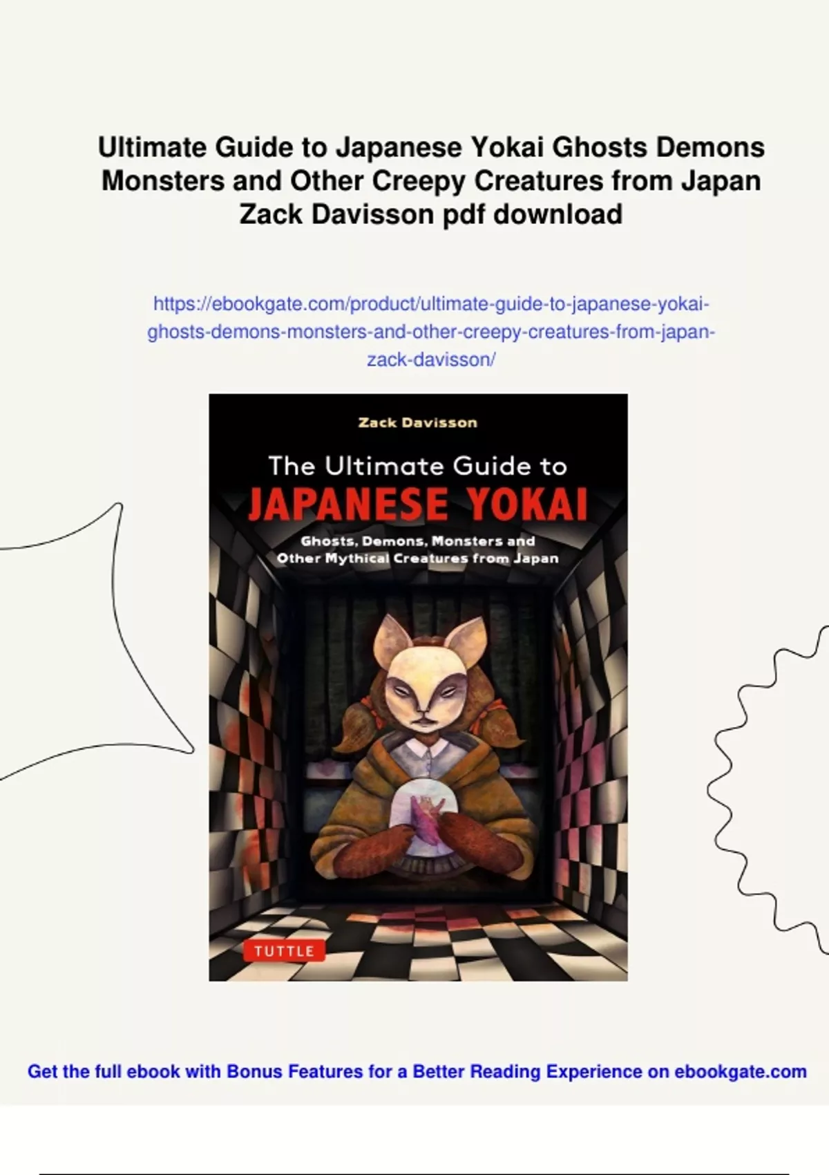 Summary Ultimate Guide to Japanese Yokai Ghosts Demons Monsters and ...