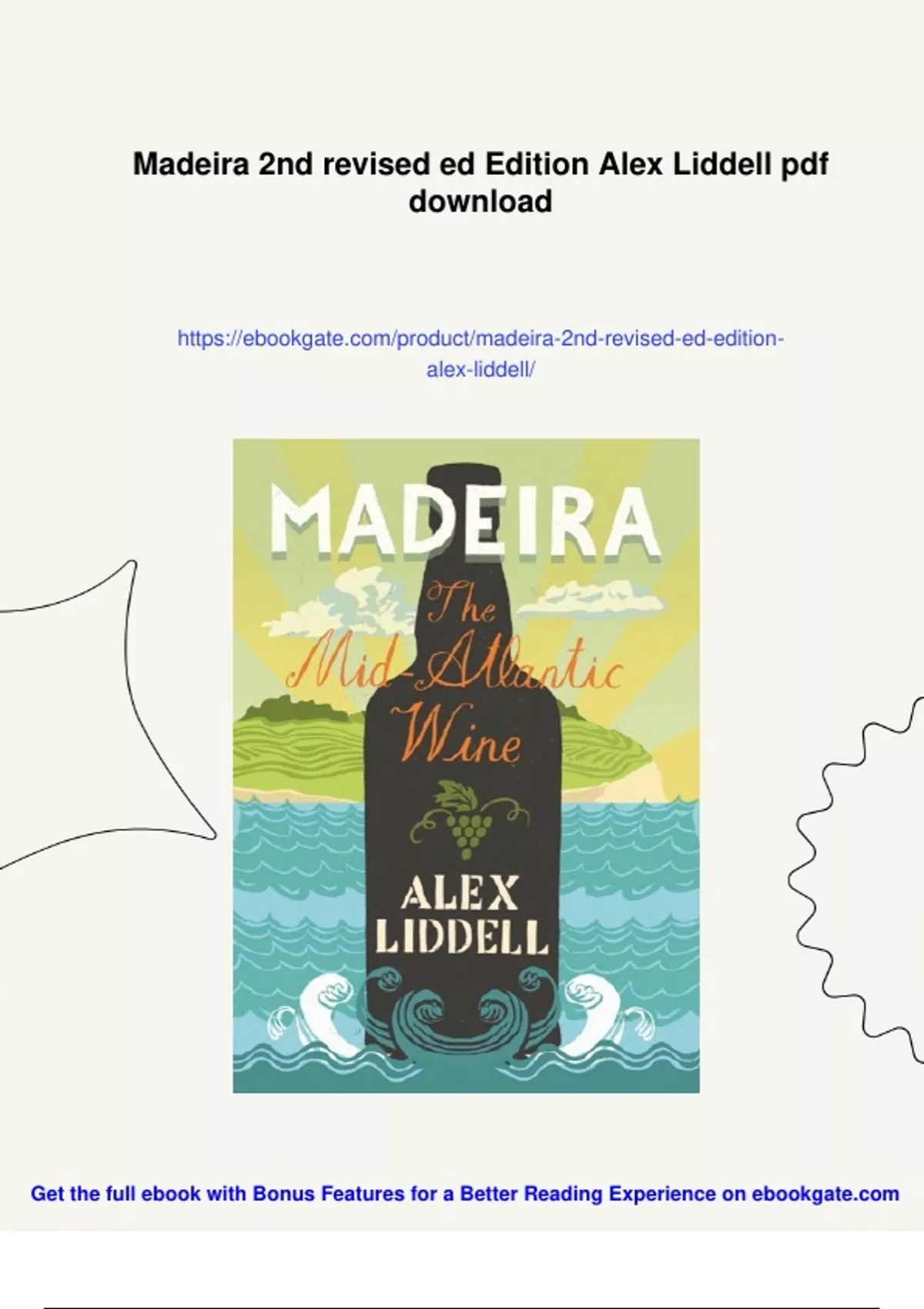 Summary Madeira 2nd revised ed Edition Alex Liddell - Digital Download ...