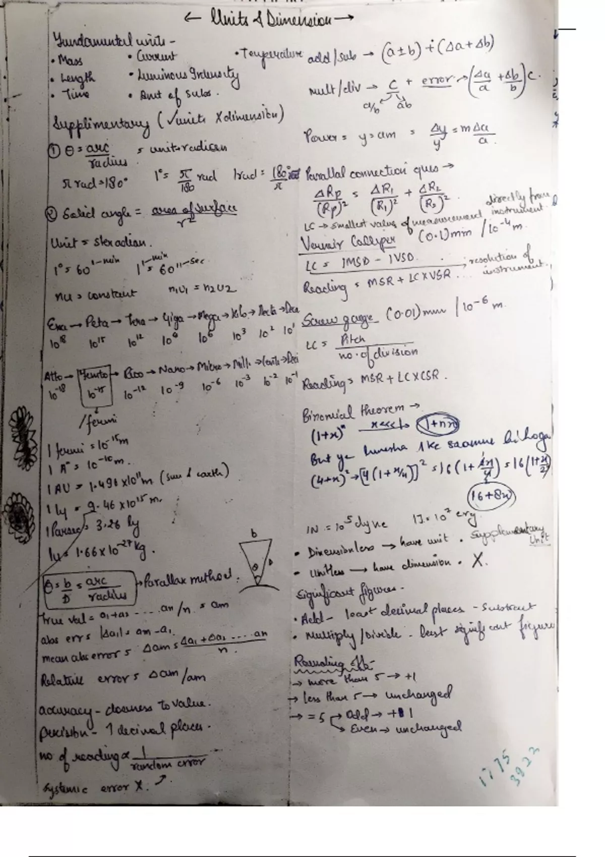 JEE NEET Physics Rapid Revision Notes – Complete Mechanics, Motion, and ...