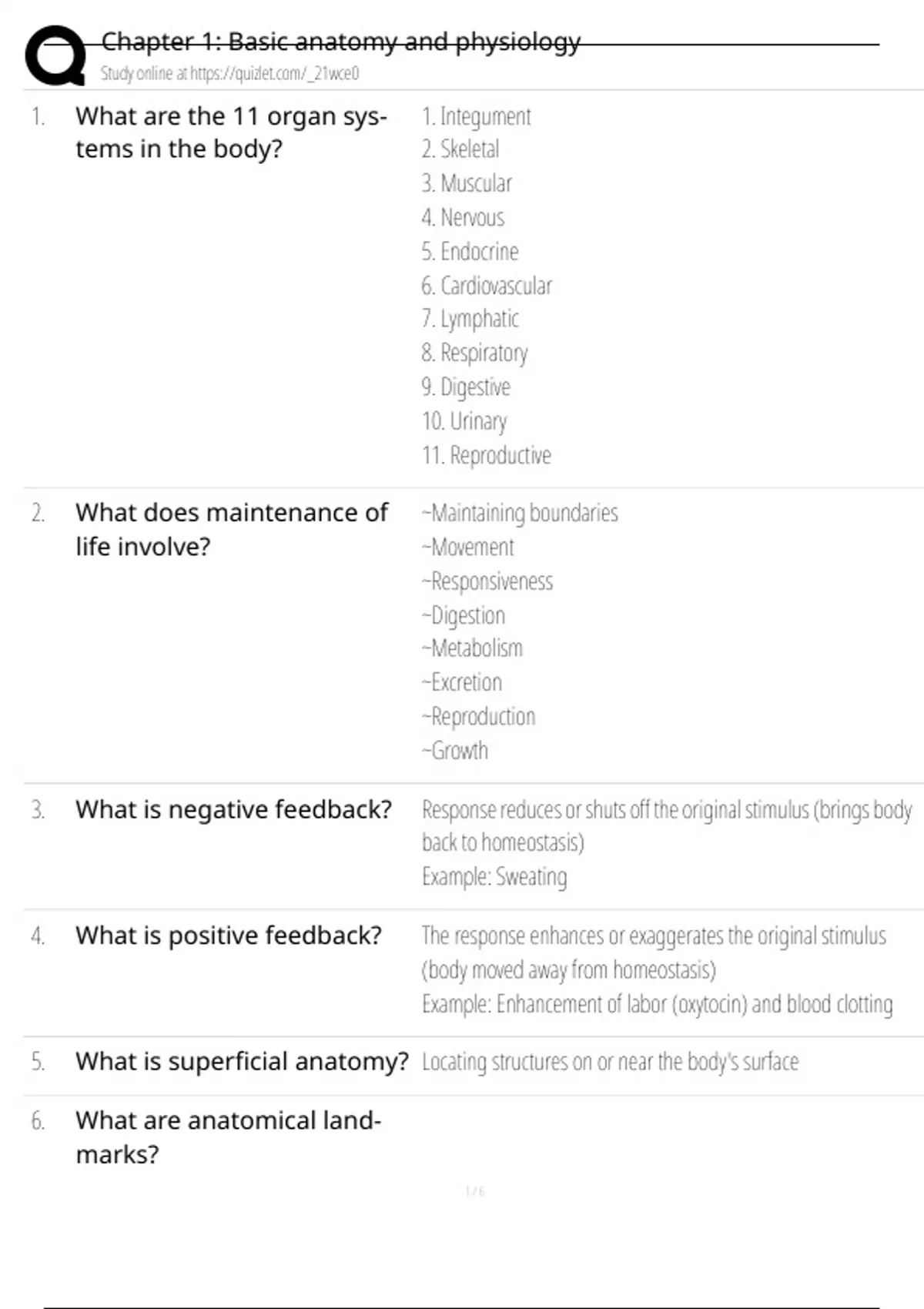 Chapter 1: Basic anatomy and physiology - Chapter 1: Basic anatomy and ...