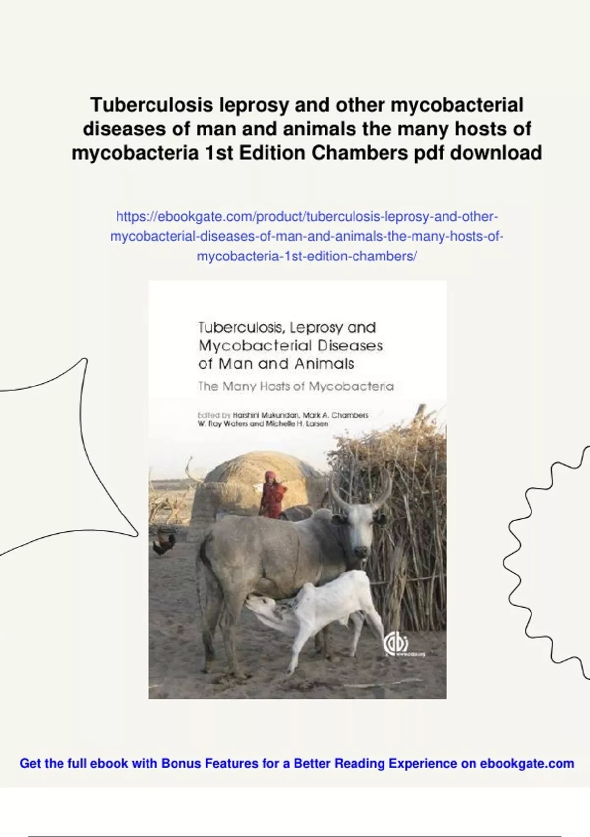 Summary Tuberculosis leprosy and other mycobacterial diseases of man and animals the many hosts ...