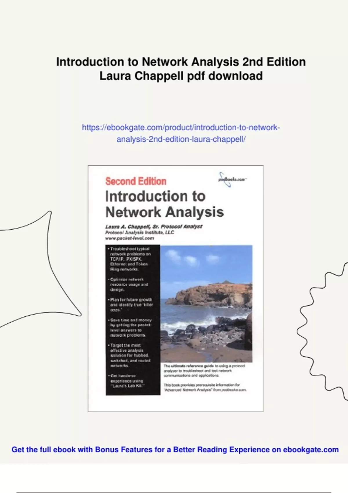 Summary Introduction to Network Analysis 2nd Edition Laura Chappell ...