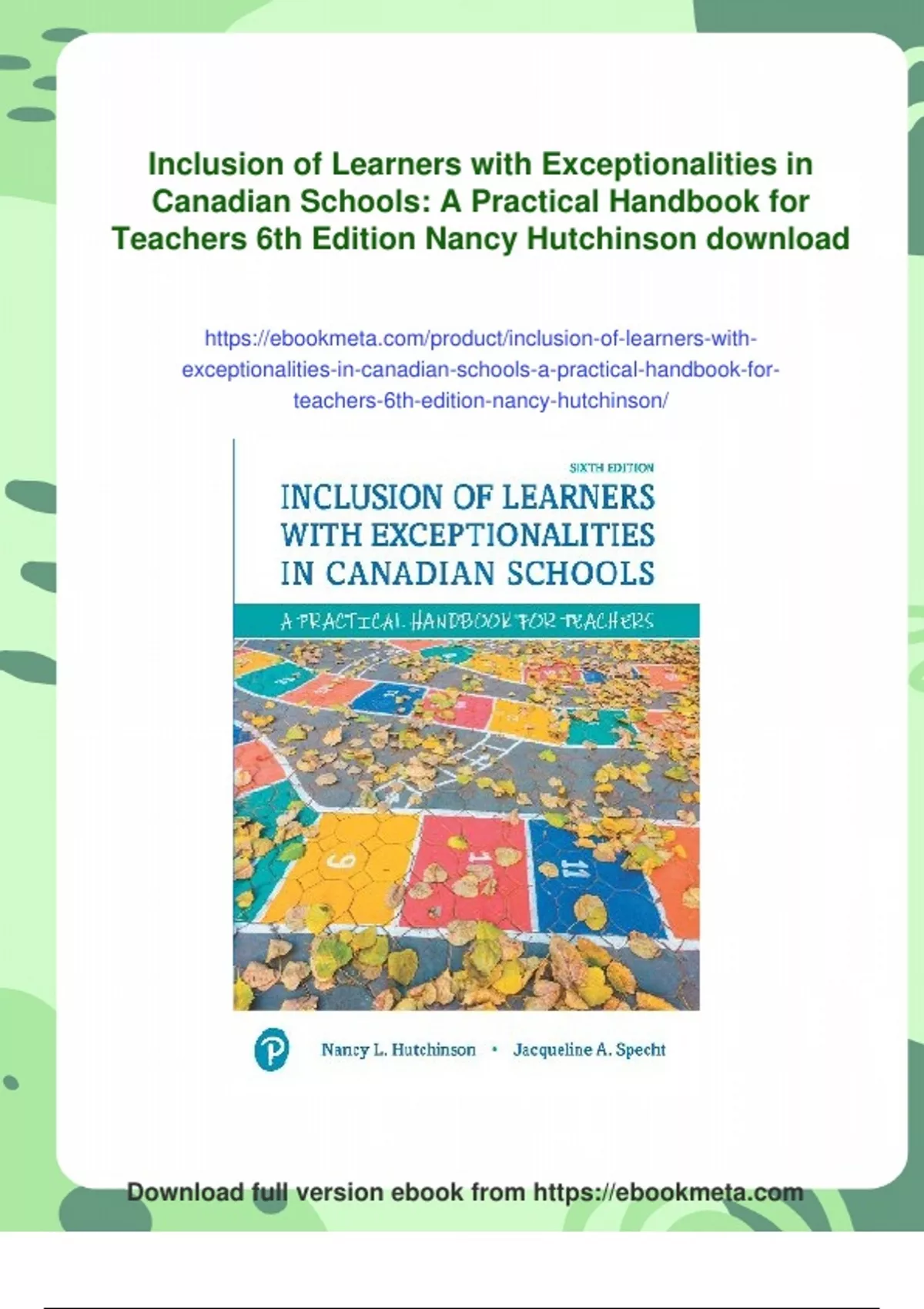 Summary Inclusion of Learners with Exceptionalities in Canadian Schools ...