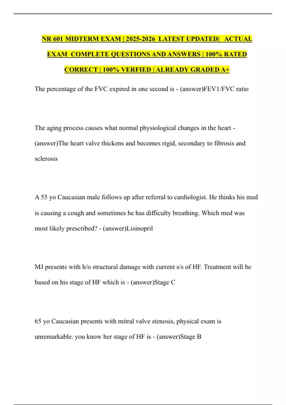NR 601 MIDTERM EXAM | LATEST UPDATED| ACTUAL EXAM COMPLETE QUESTIONS ...