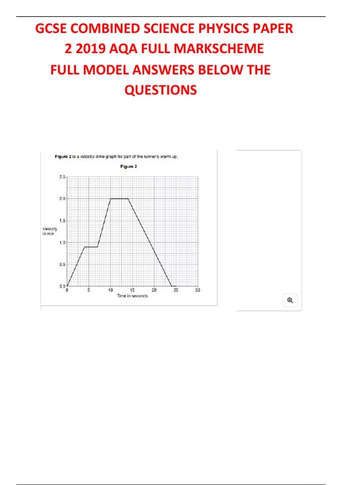 GCSE COMBINED SCIENCE PHYSICS PAPER 2 2025 AQA FU - GCSE COMBINED ...