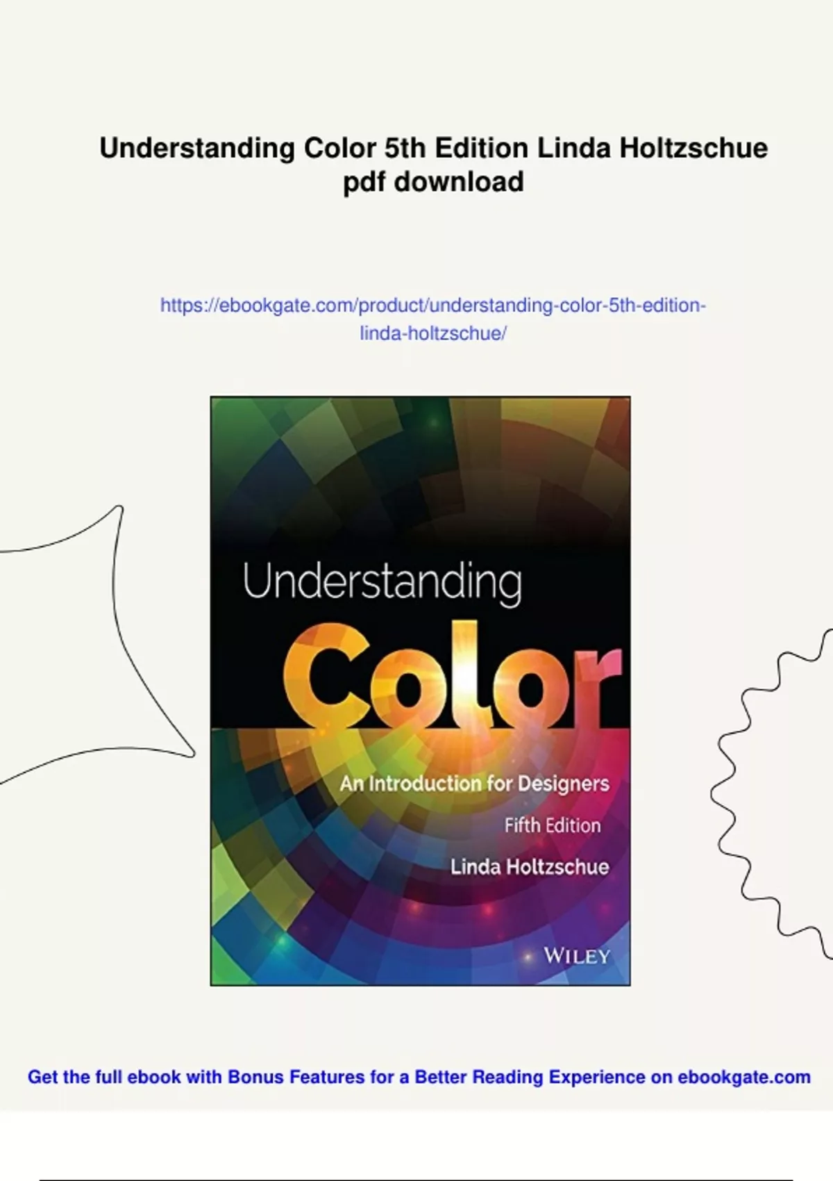Summary Understanding Color 5th Edition Linda Holtzschue - Instant ...