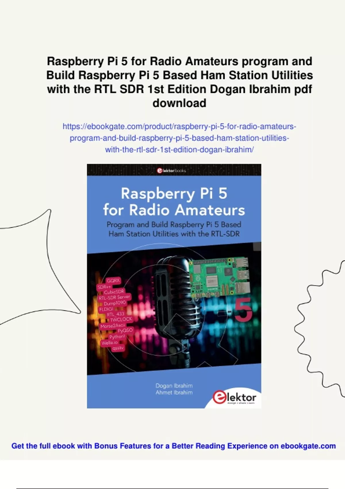 Summary Raspberry Pi 5 for Radio Amateurs program and Build Raspberry Pi 5 Based Ham Station ...