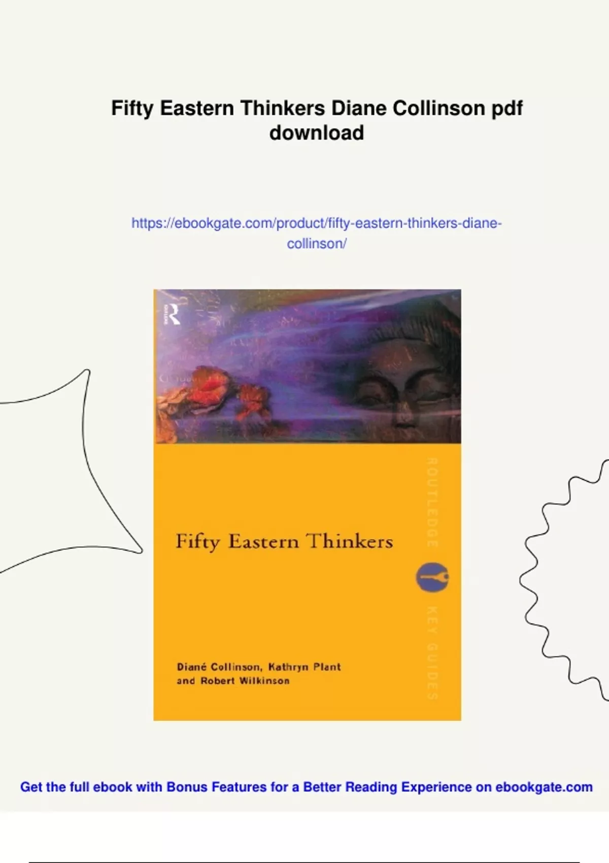 Summary Fifty Eastern Thinkers Diane Collinson - Instant Download ...