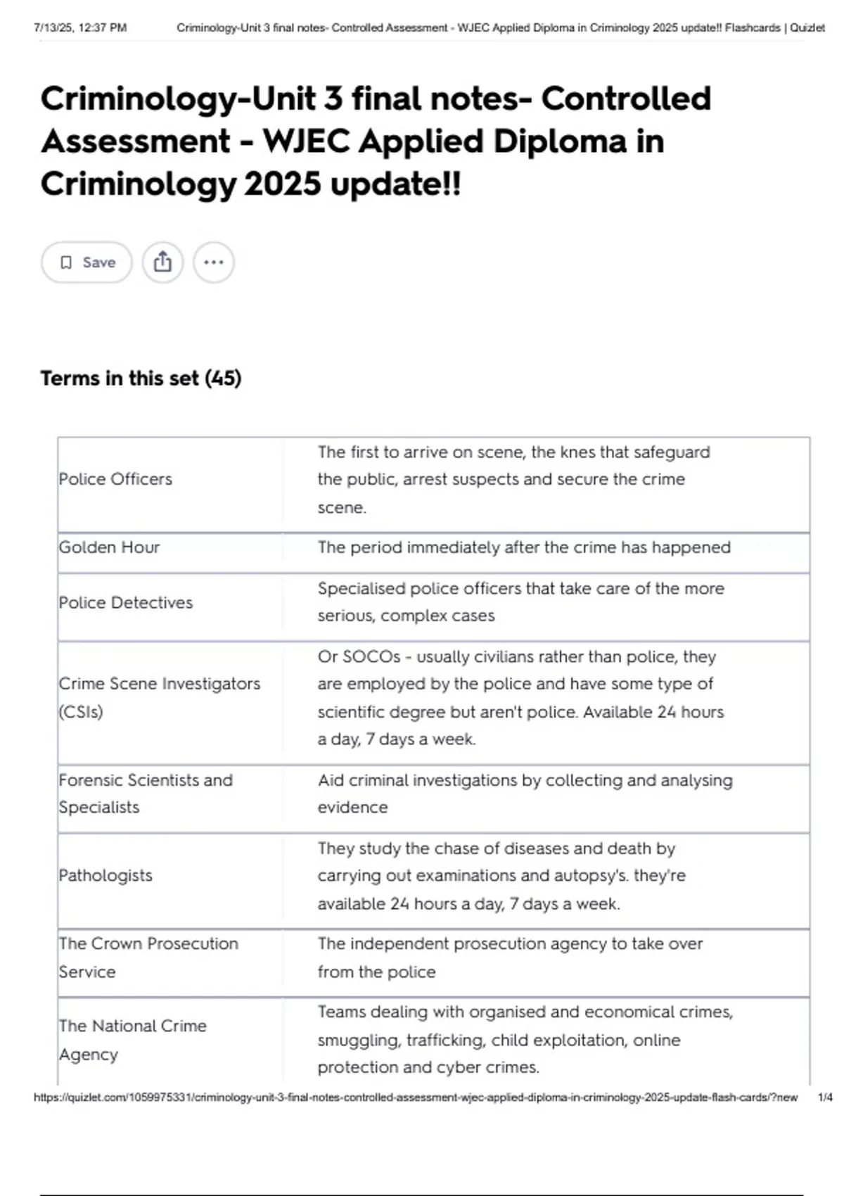 Criminology-Unit 3 final notes- Controlled Assessment - WJEC Applied ...