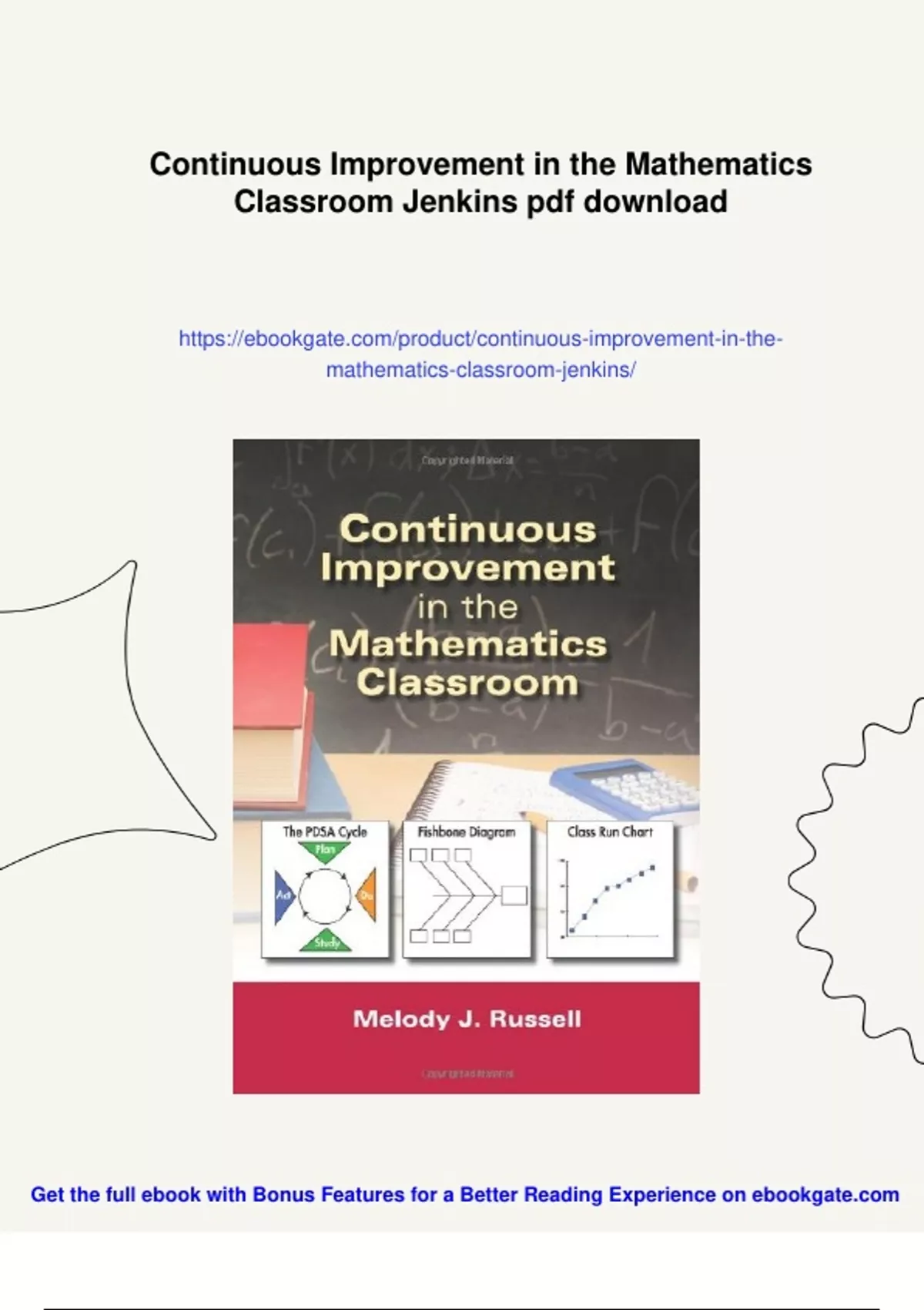 Summary Continuous Improvement in the Mathematics Classroom Jenkins ...
