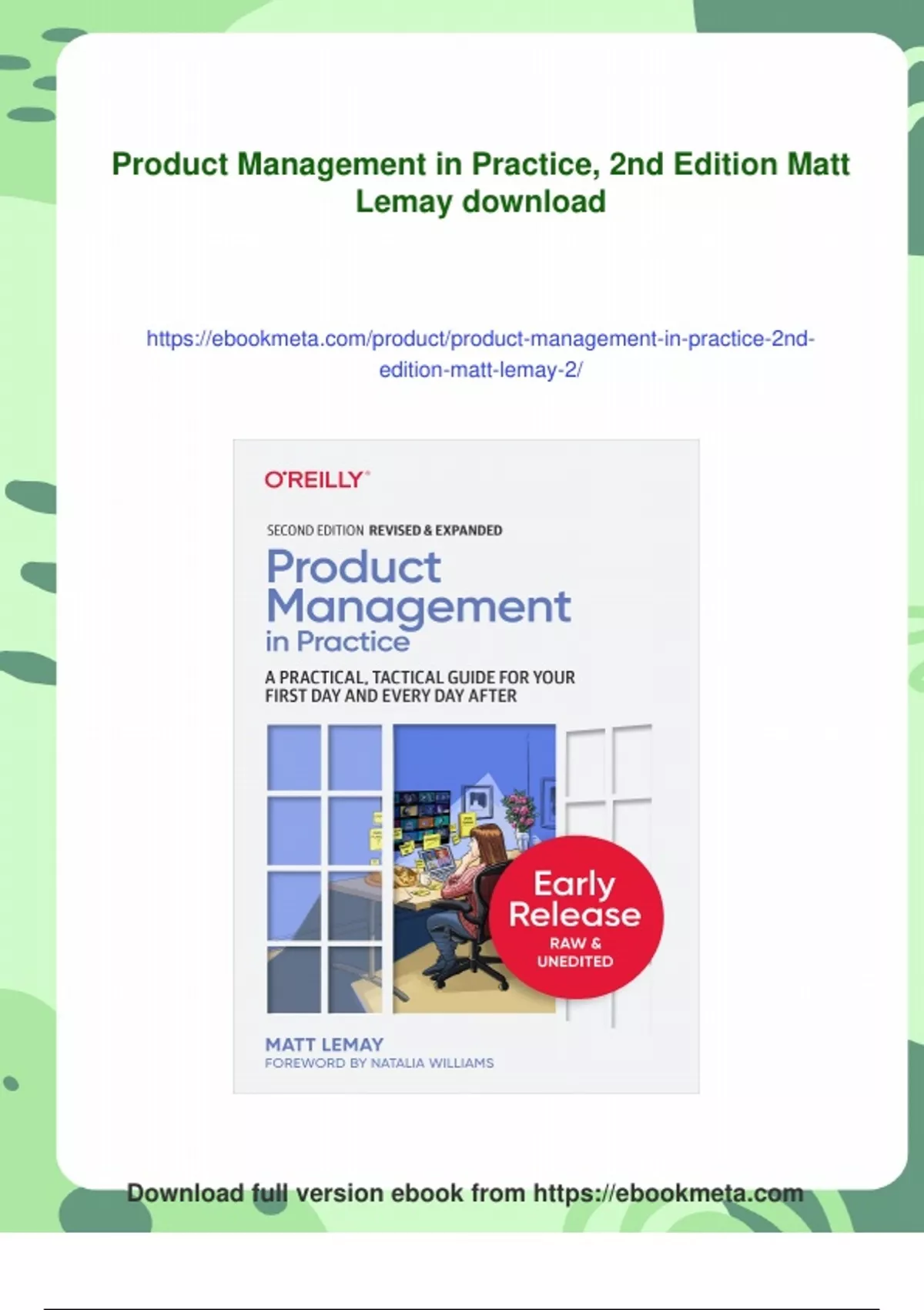 Summary Product Management in Practice, 2nd Edition Matt Lemay - Instant Download - Ebookmeta ...