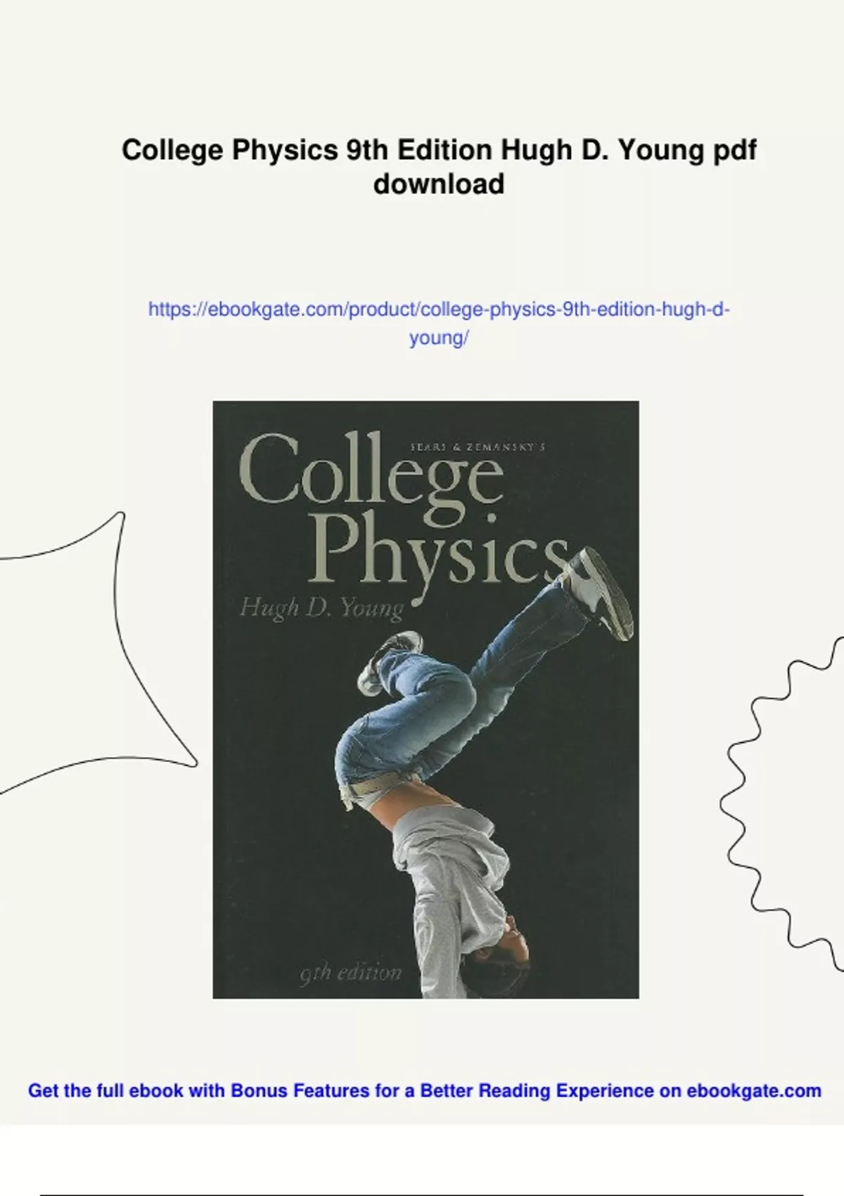 Summary College Physics 9th Edition Hugh D. Young - Digital Download ...