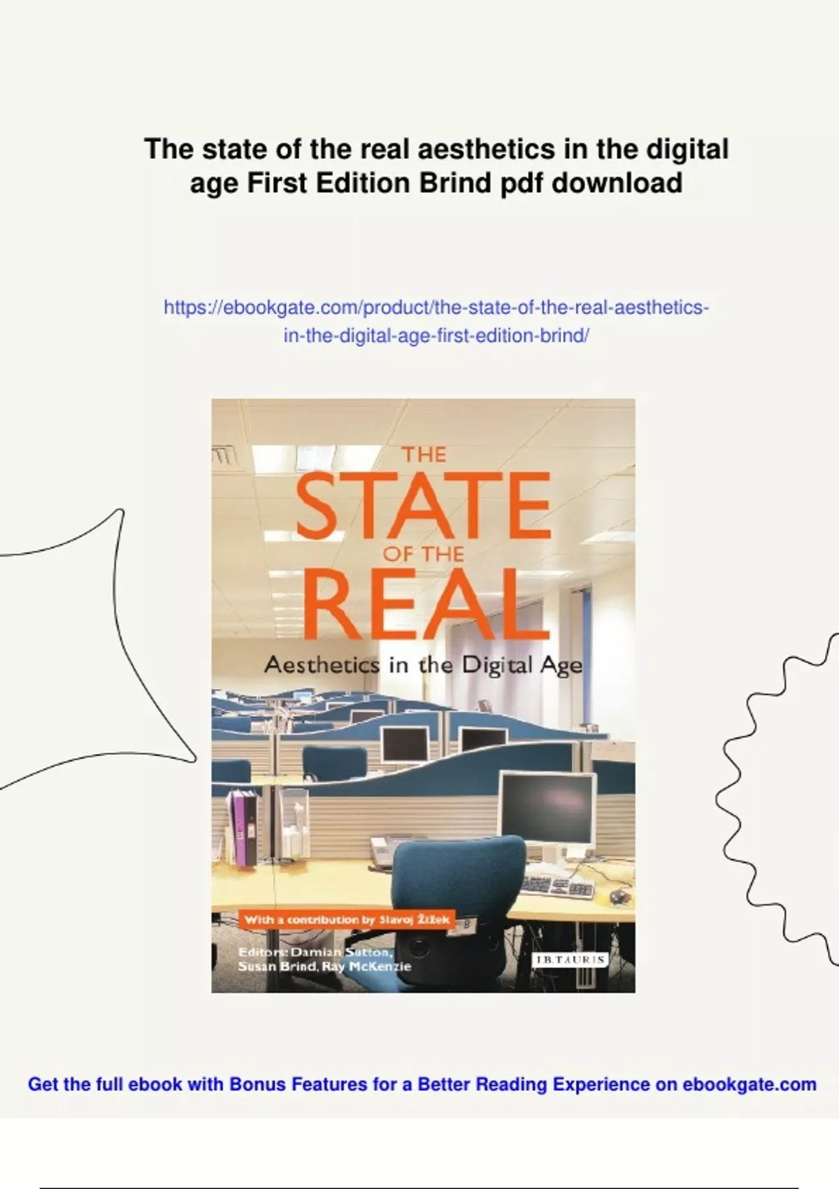 Summary The state of the real aesthetics in the digital age First ...