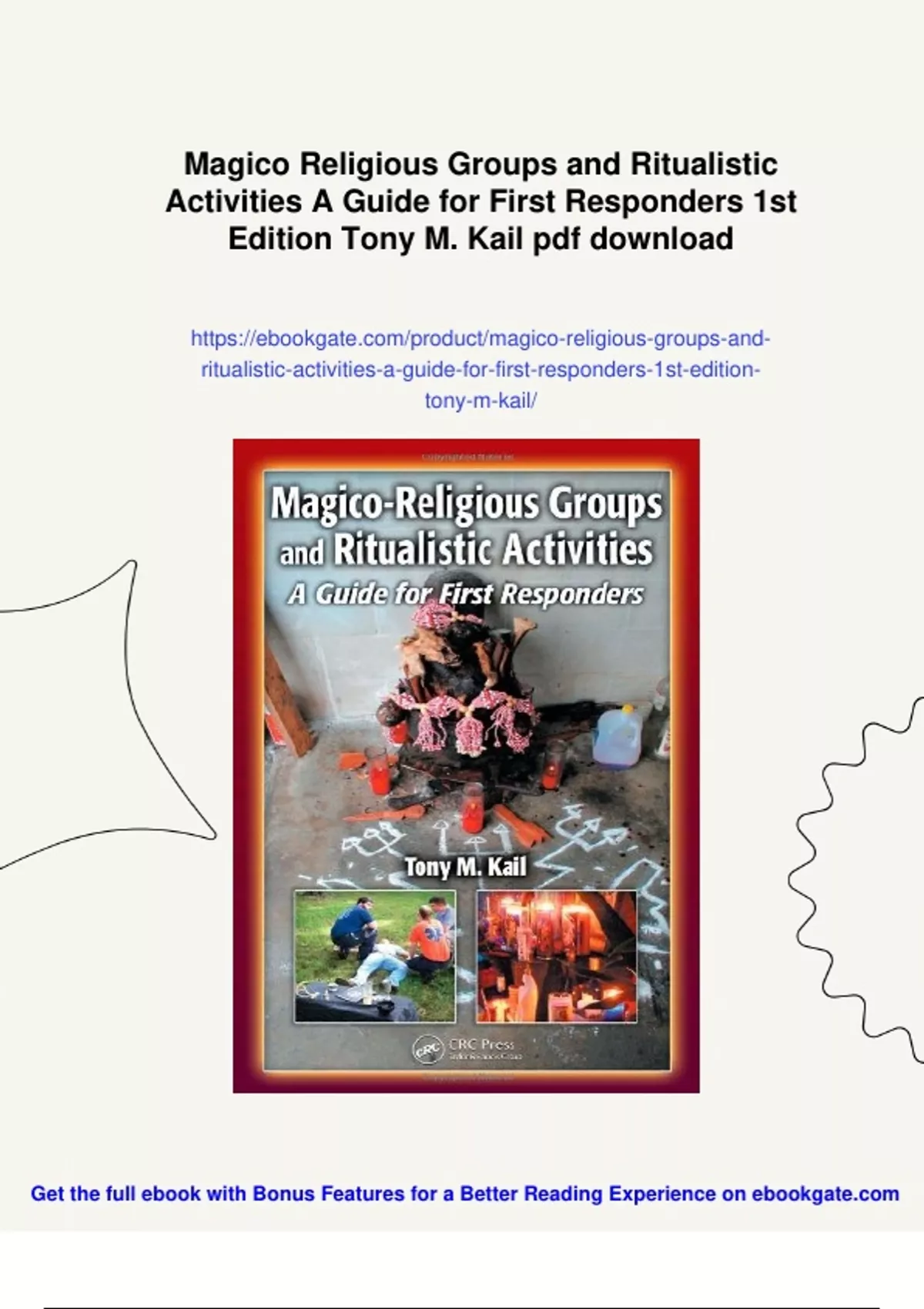 Summary Magico Religious Groups and Ritualistic Activities A Guide for ...