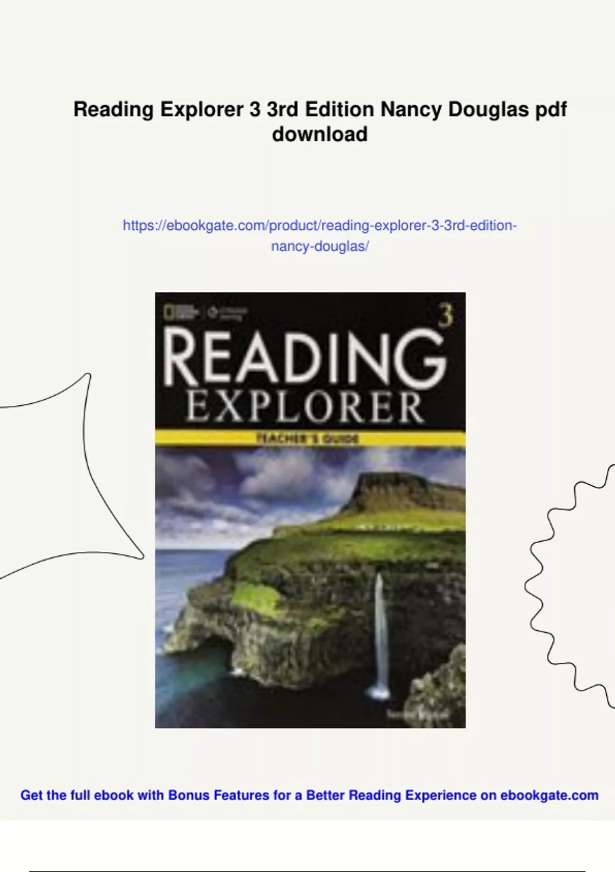 Summary Reading Explorer 3 3rd Edition Nancy Douglas - Instant Download ...