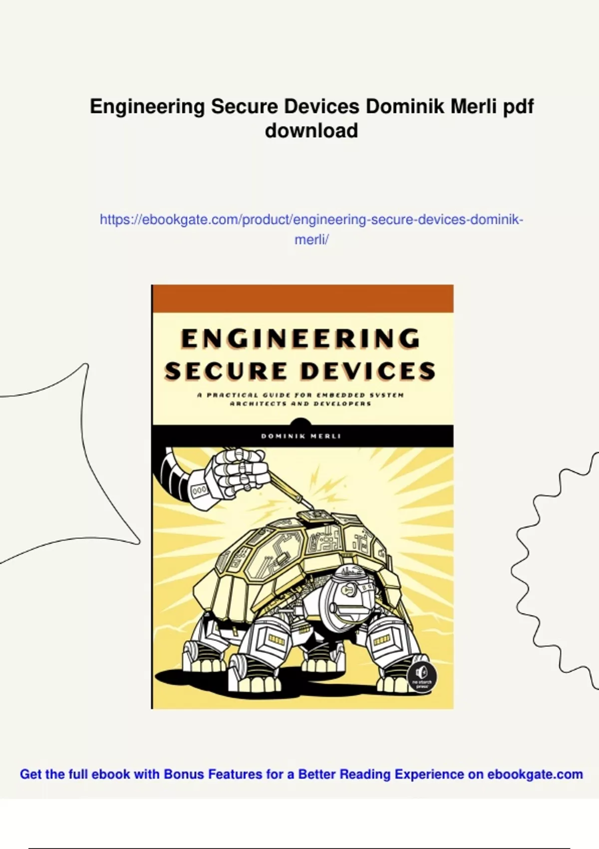 Summary Engineering Secure Devices Dominik Merli - Digital Download ...