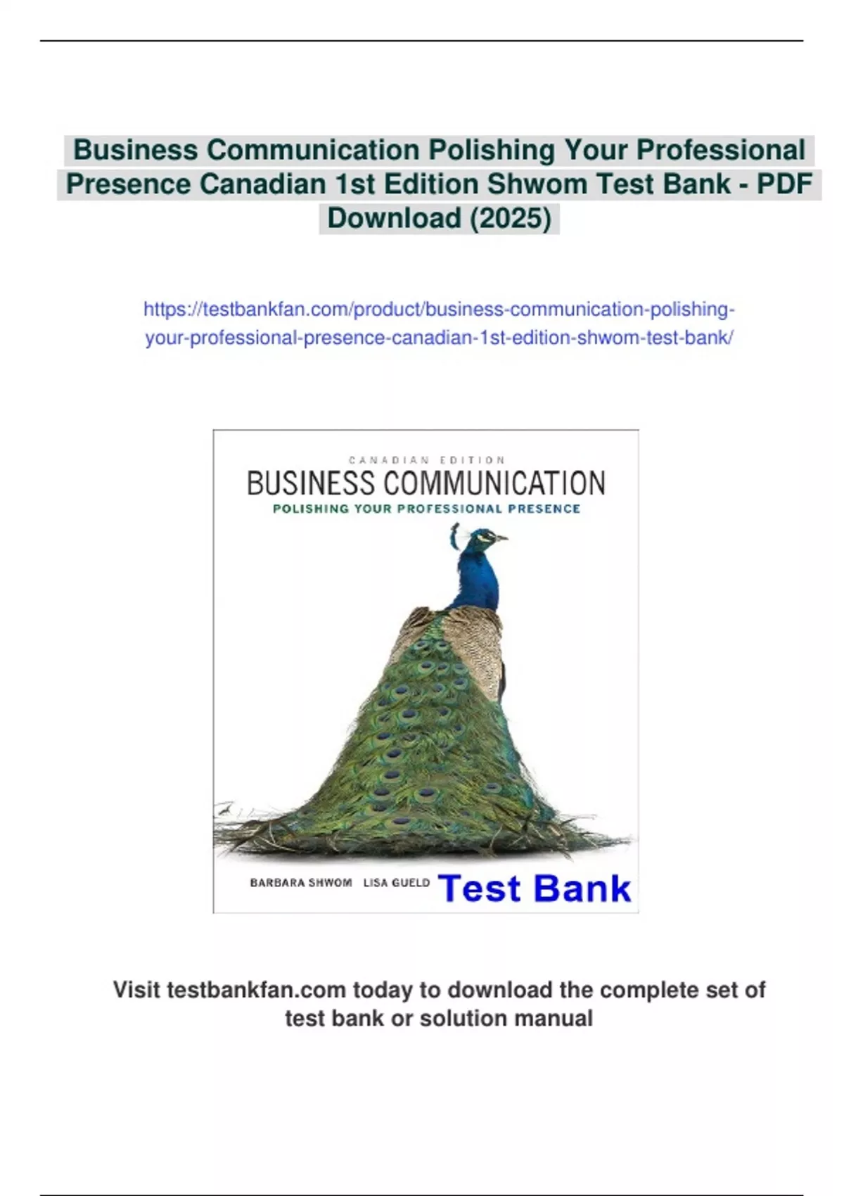 Summary Business Communication Polishing Your Professional Presence ...