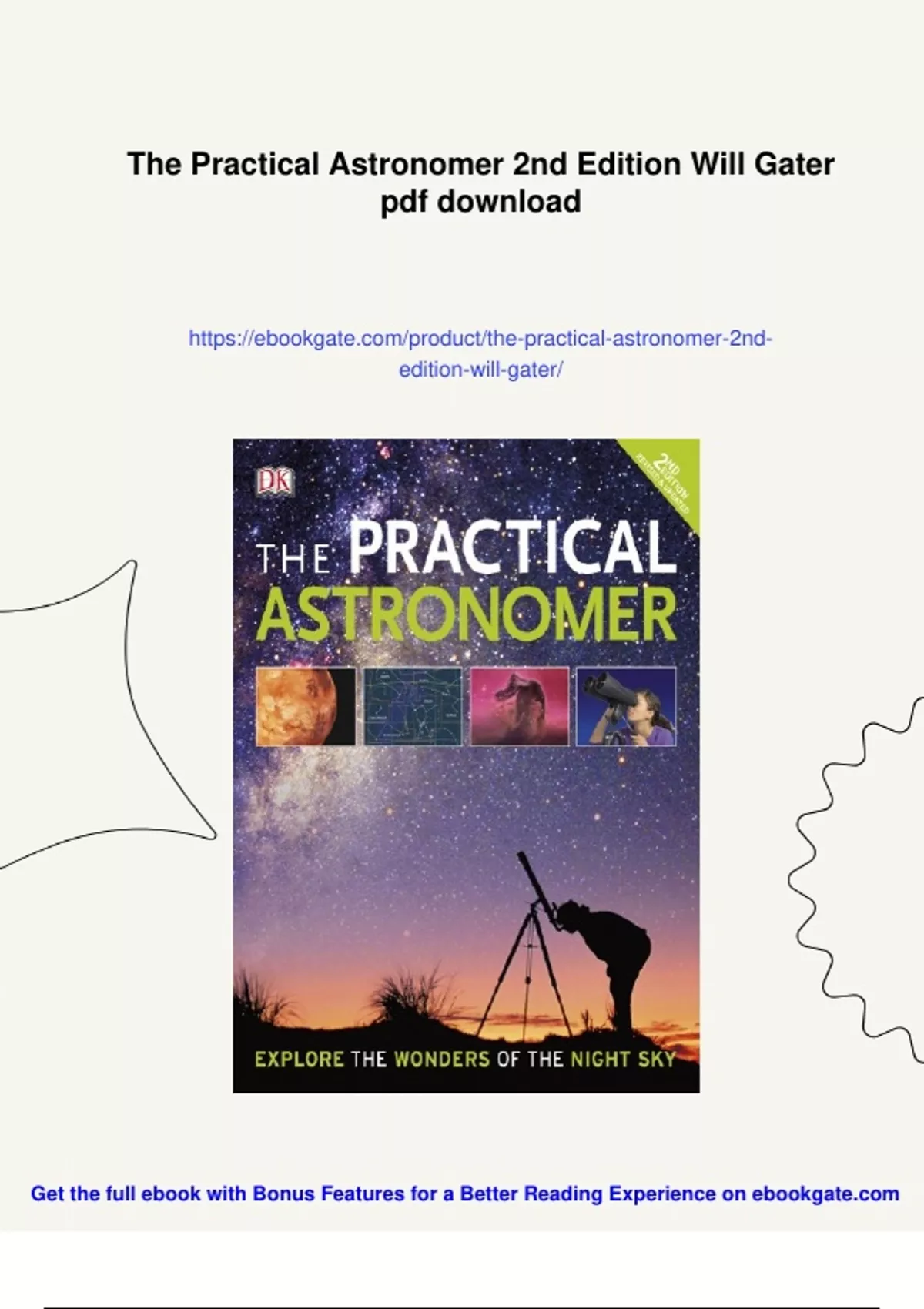 Summary The Practical Astronomer 2nd Edition Will Gater - Instant ...