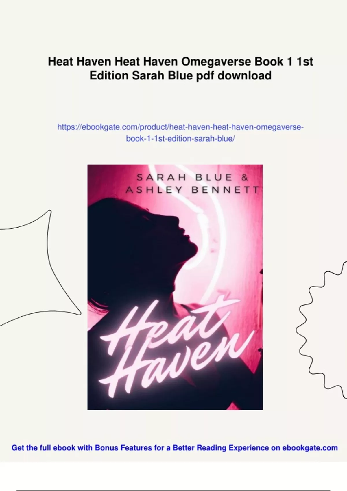 Summary Heat Haven Heat Haven Omegaverse Book 1 1st Edition Sarah Blue ...