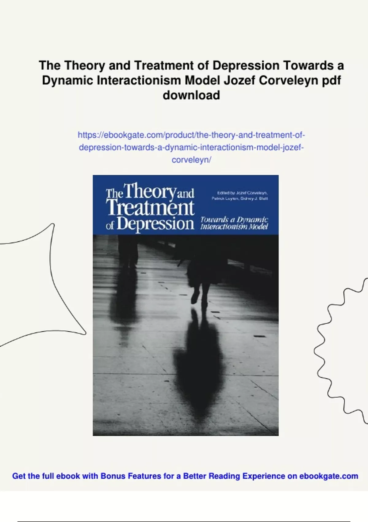Summary The Theory and Treatment of Depression Towards a Dynamic ...
