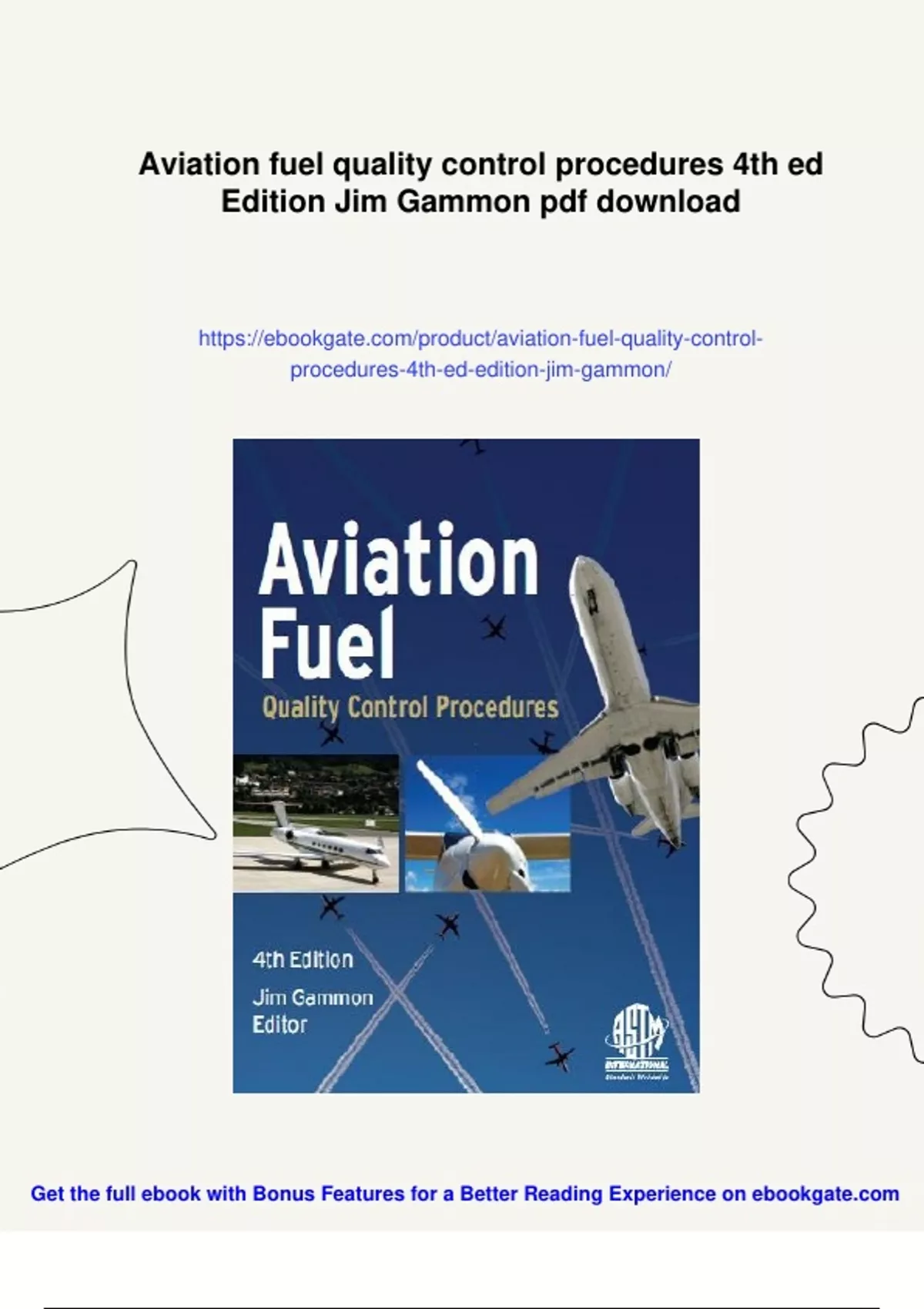 Summary Aviation fuel quality control procedures 4th ed Edition Jim ...