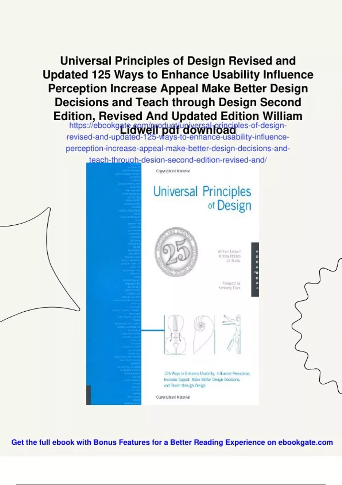 Summary Universal Principles of Design Revised and Updated 125 Ways to ...