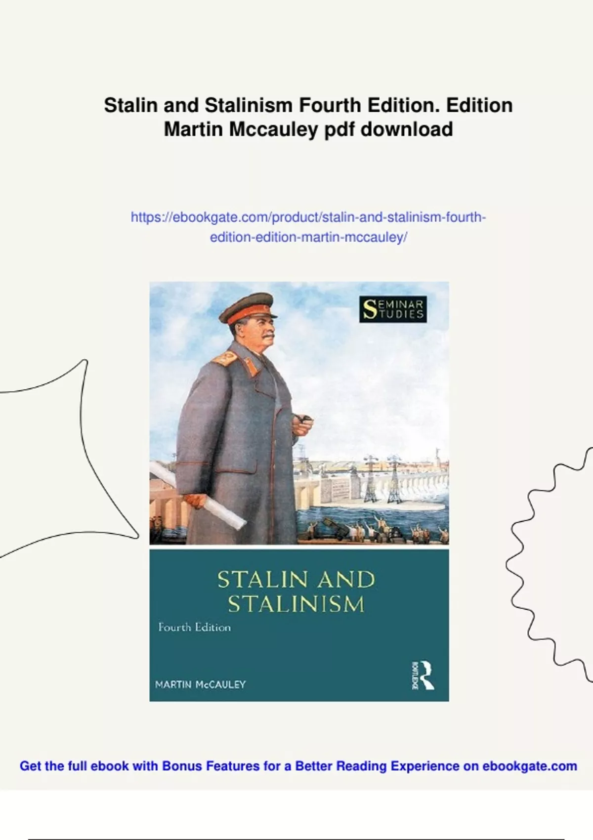 Summary Stalin and Stalinism Fourth Edition. Edition Martin Mccauley ...