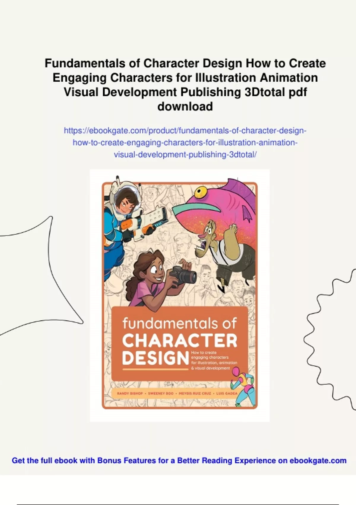 Summary Fundamentals of Character Design How to Create Engaging ...