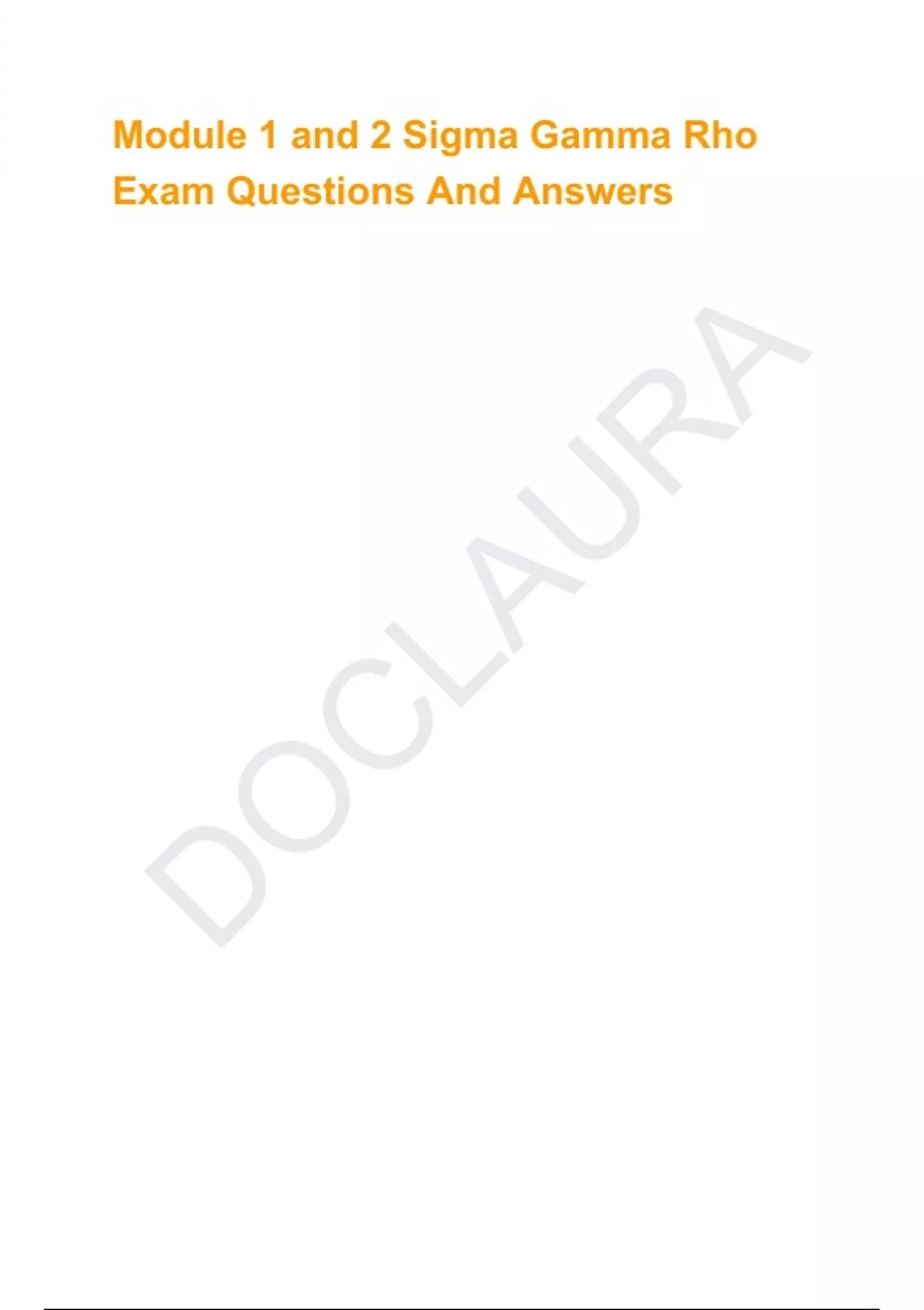 Module 1 and 2 Sigma Gamma Rho Exam Questions And Answers - SGRHO ...