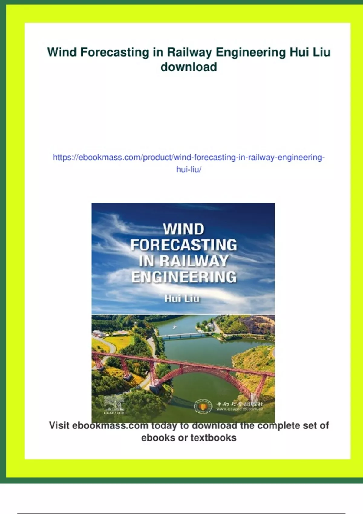 Summary Wind Forecasting in Railway Engineering Hui Liu - Instant Download - Ebooks - Stuvia US