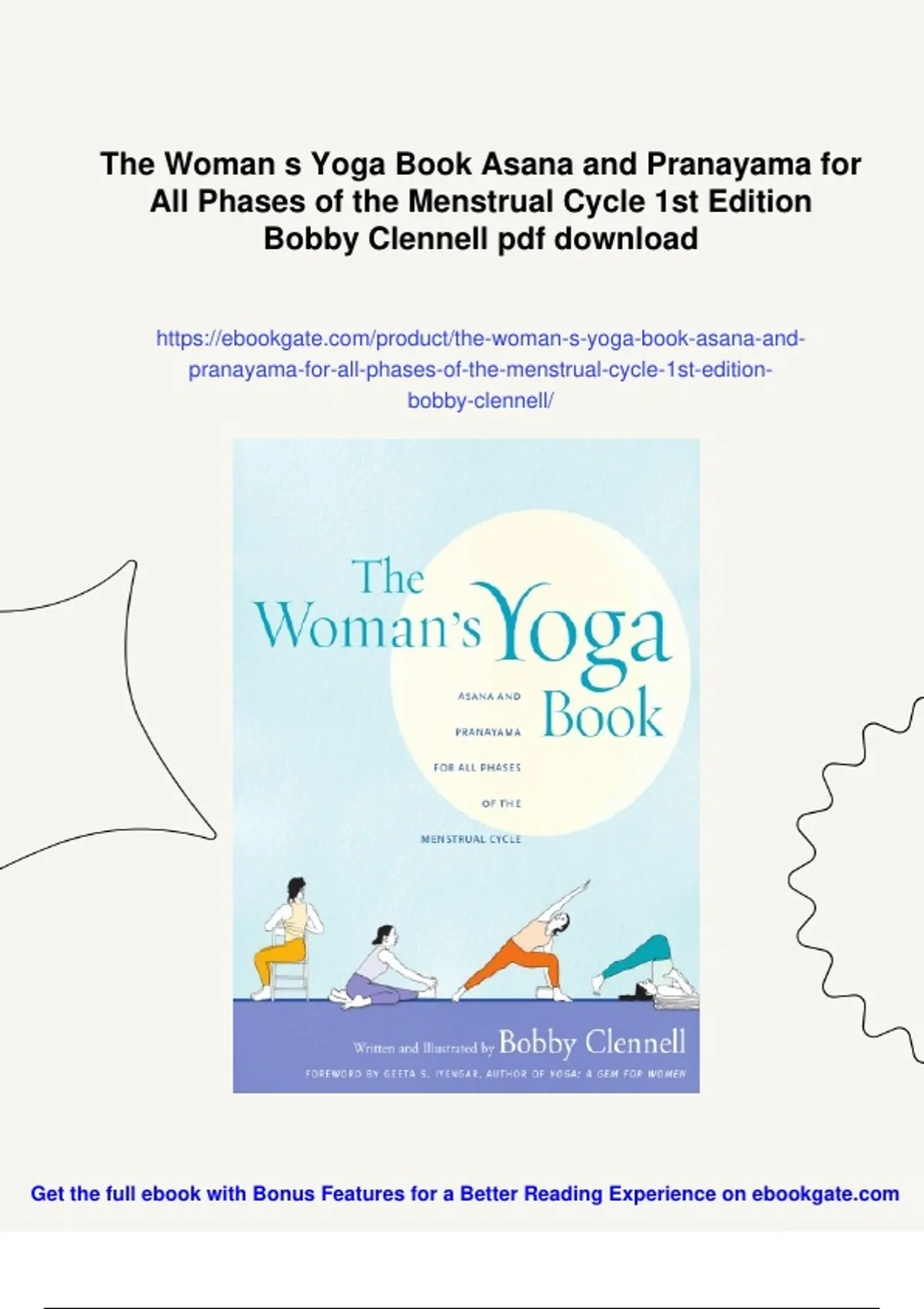 Summary The Woman s Yoga Book Asana and Pranayama for All Phases of the ...