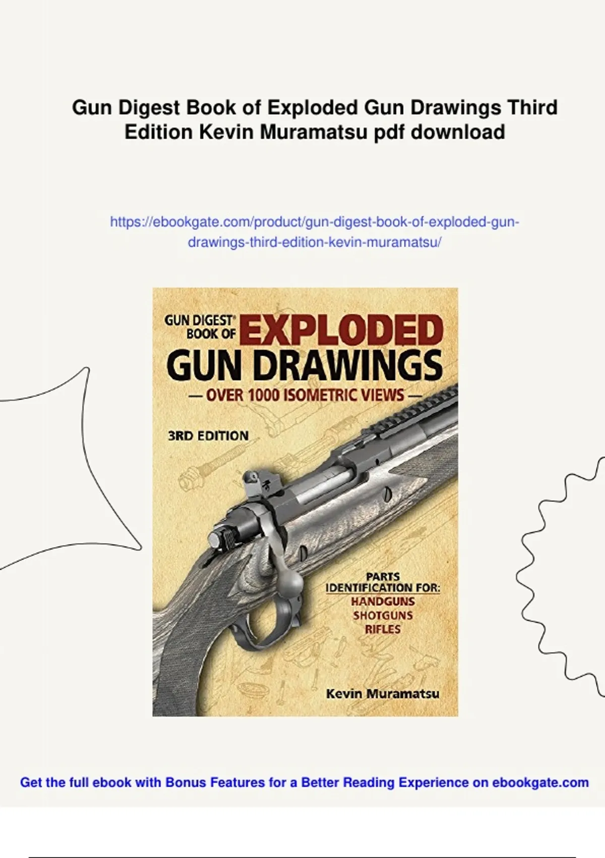 Summary Gun Digest Book of Exploded Gun Drawings Third Edition Kevin ...