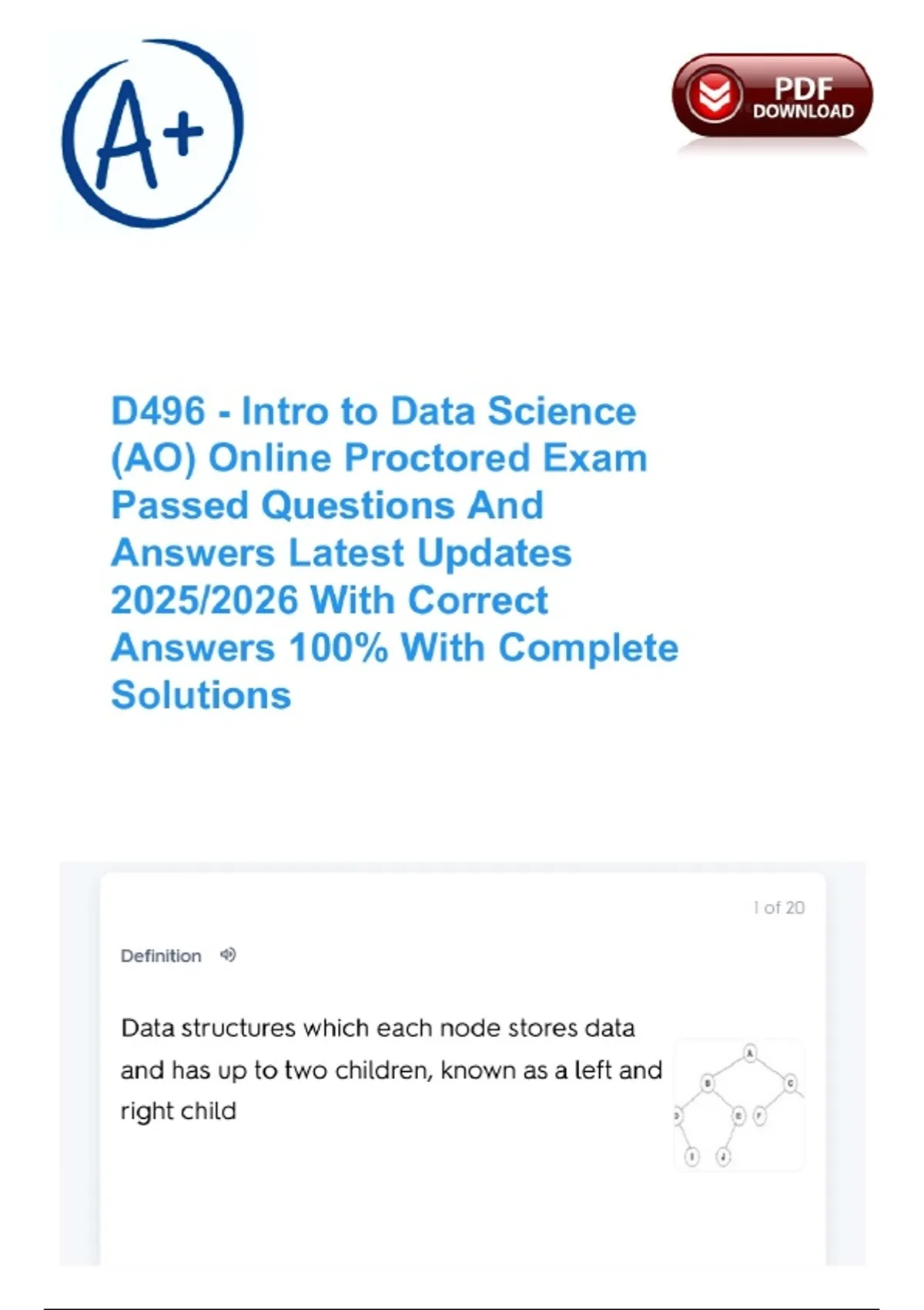 WGU C209 PA rubrics Passed Questions And Answers Latest Updates 2025/ ...