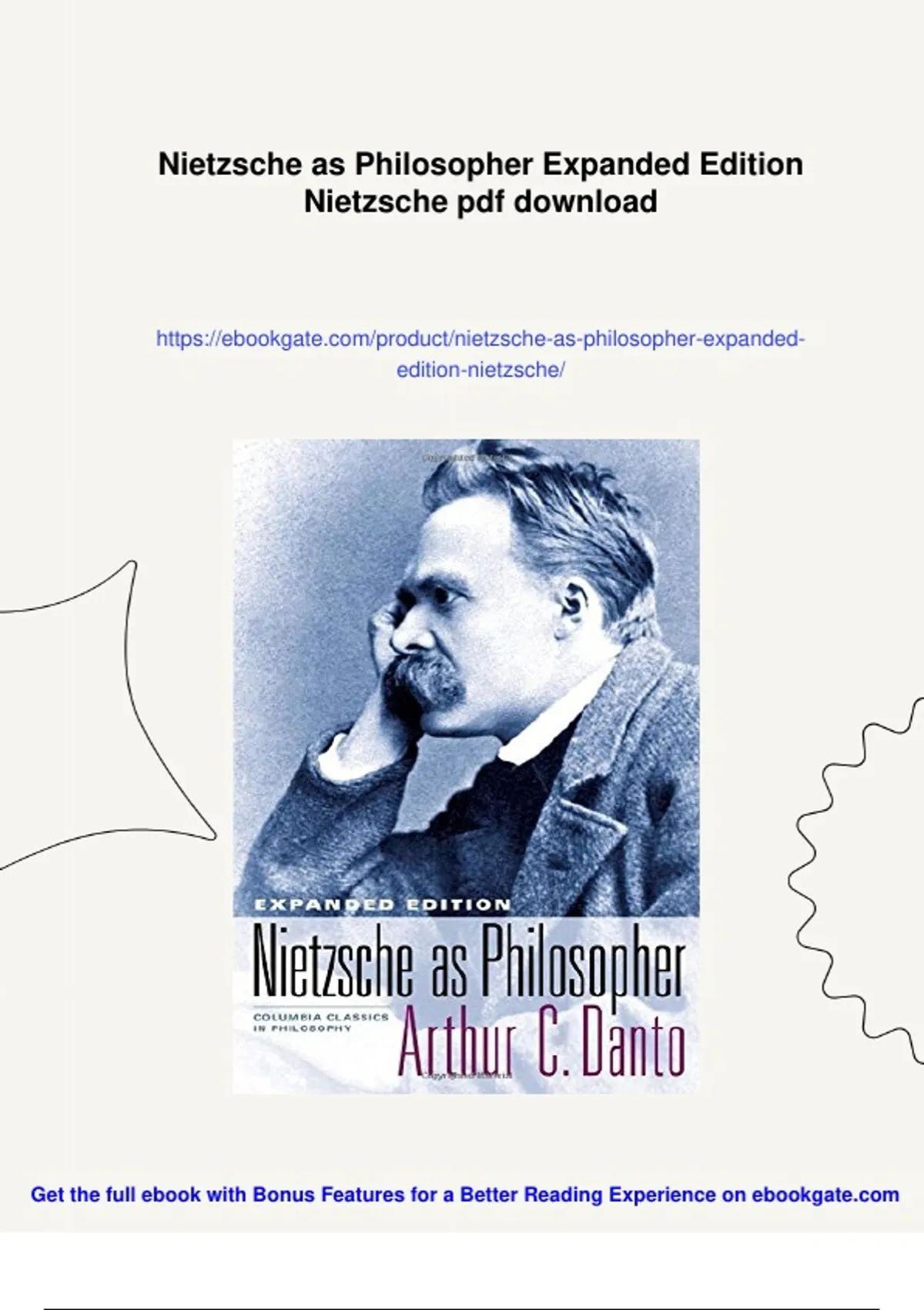 Summary Nietzsche as Philosopher Expanded Edition Nietzsche - Instant ...