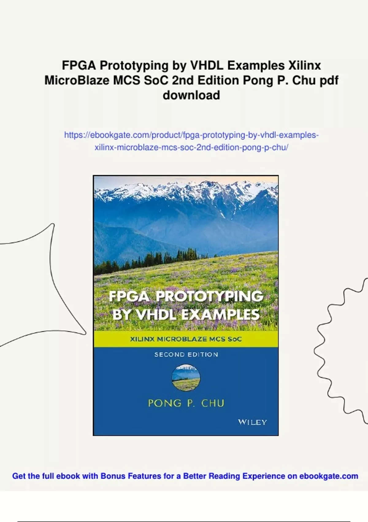 Summary FPGA Prototyping by VHDL Examples Xilinx MicroBlaze MCS SoC 2nd ...