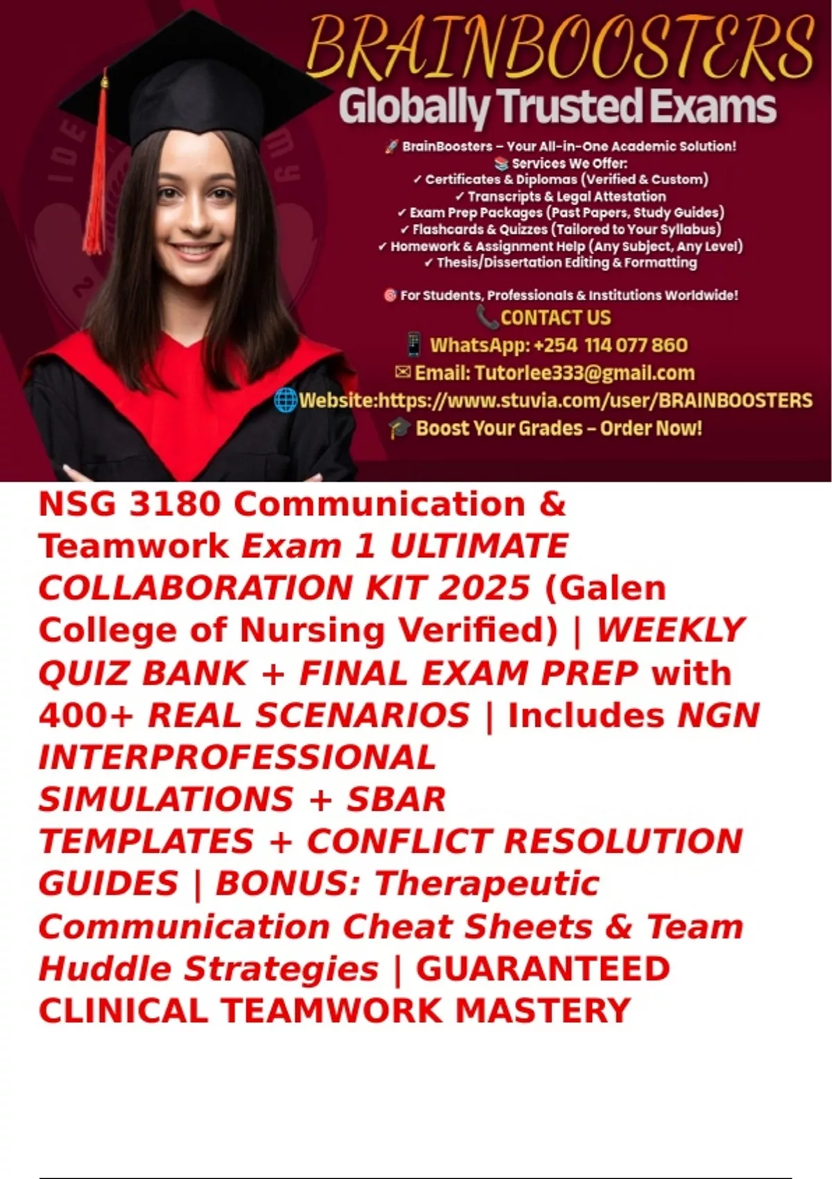 NSG 3180 | Communication & Teamwork | Exam 1 | ULTIMATE COLLABORATION KIT 2025 | (Galen College ...