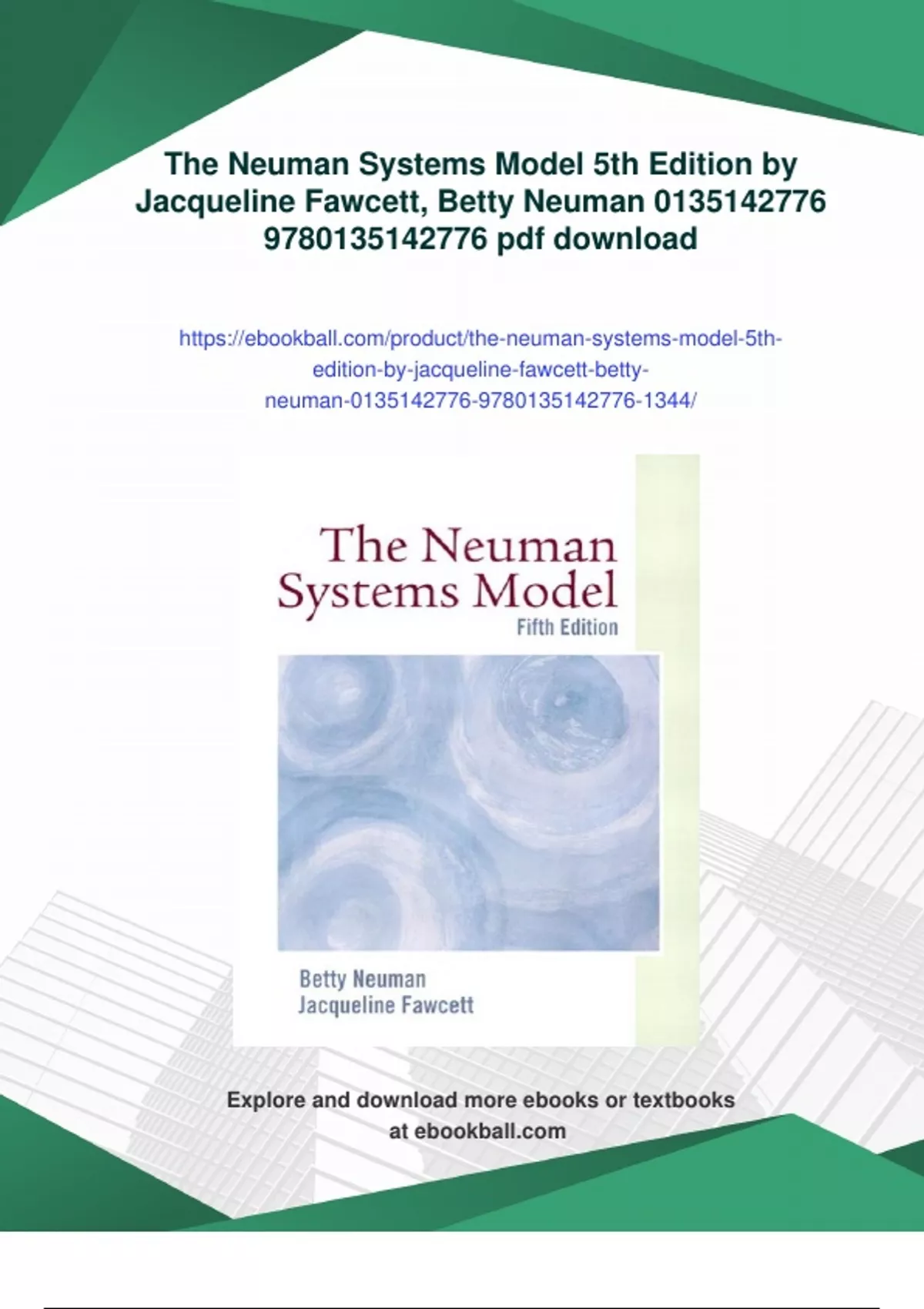 Summary The Neuman Systems Model 5th Edition by Jacqueline Fawcett ...