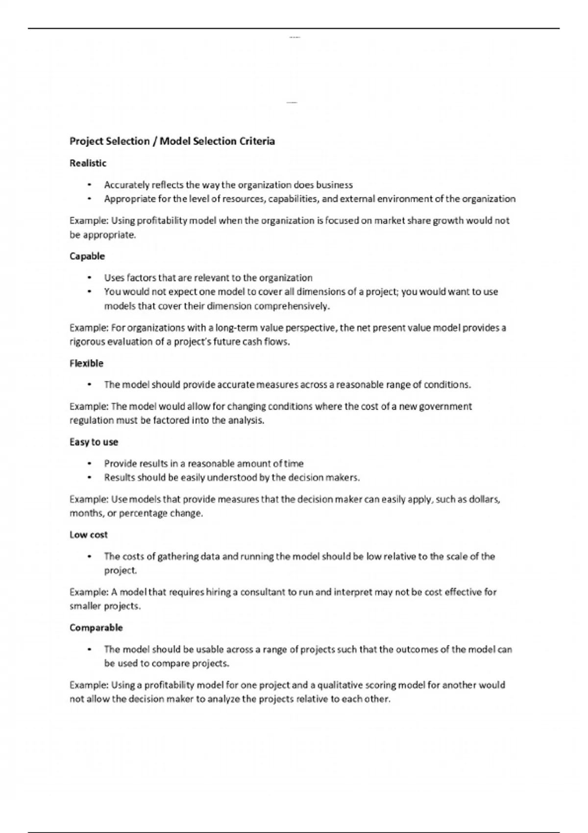 WGU Project Management C722 Project Selection / Model Selection ...