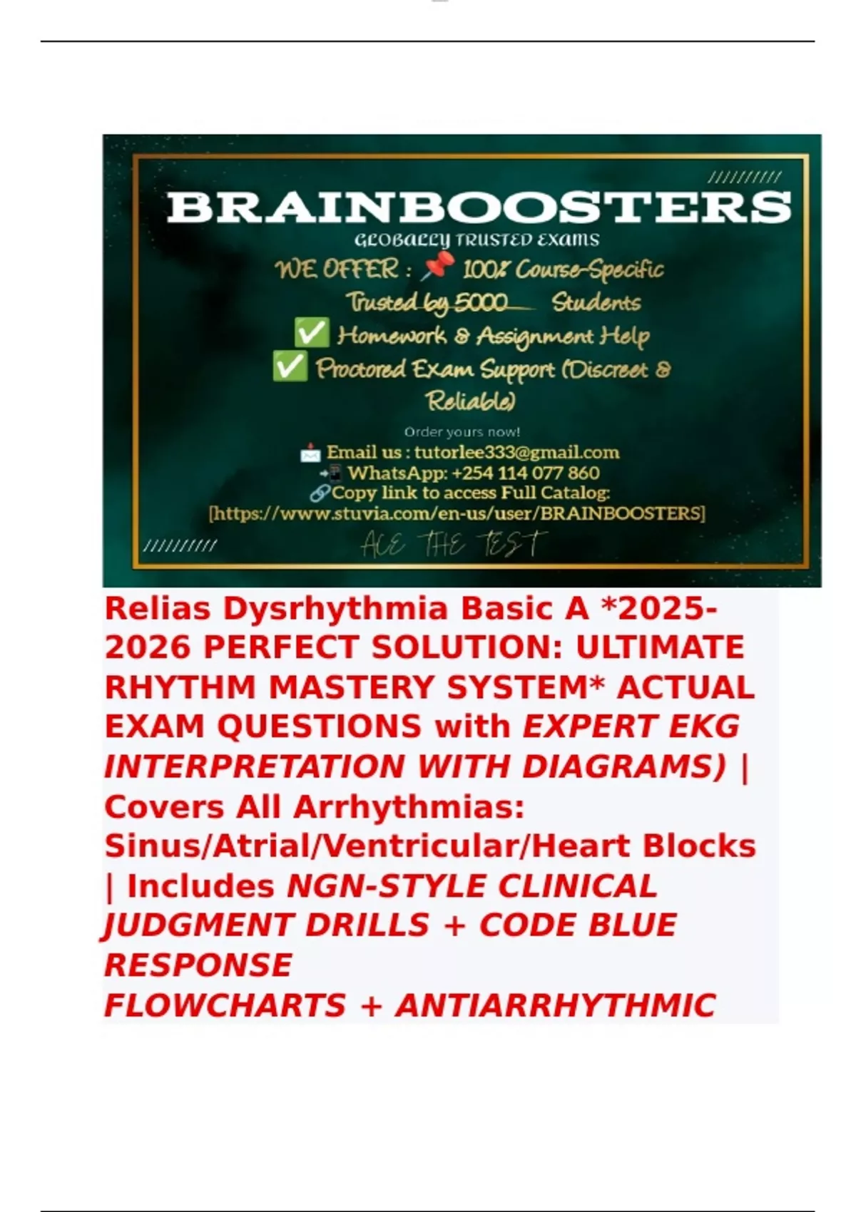 Relias Dysrhythmia Basic A PERFECT SOLUTION ULTIMATE RHYTHM MASTERY | Relias Dysrhythmia [Basic ...