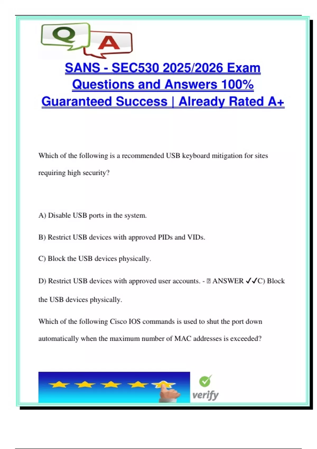 SANS GIAC Cyber Security Study Notes (2025) – Detailed Review of ...