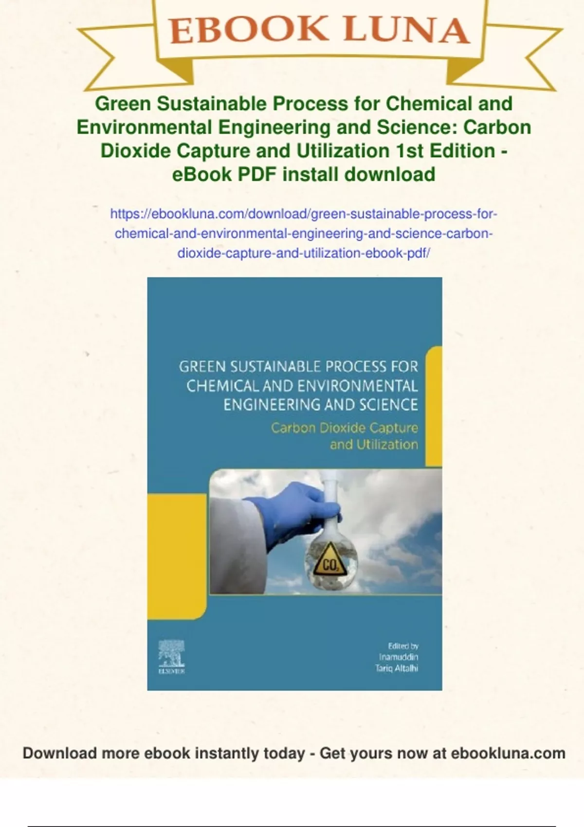 Summary Green Sustainable Process for Chemical and Environmental Engineering and Science: Carbon ...