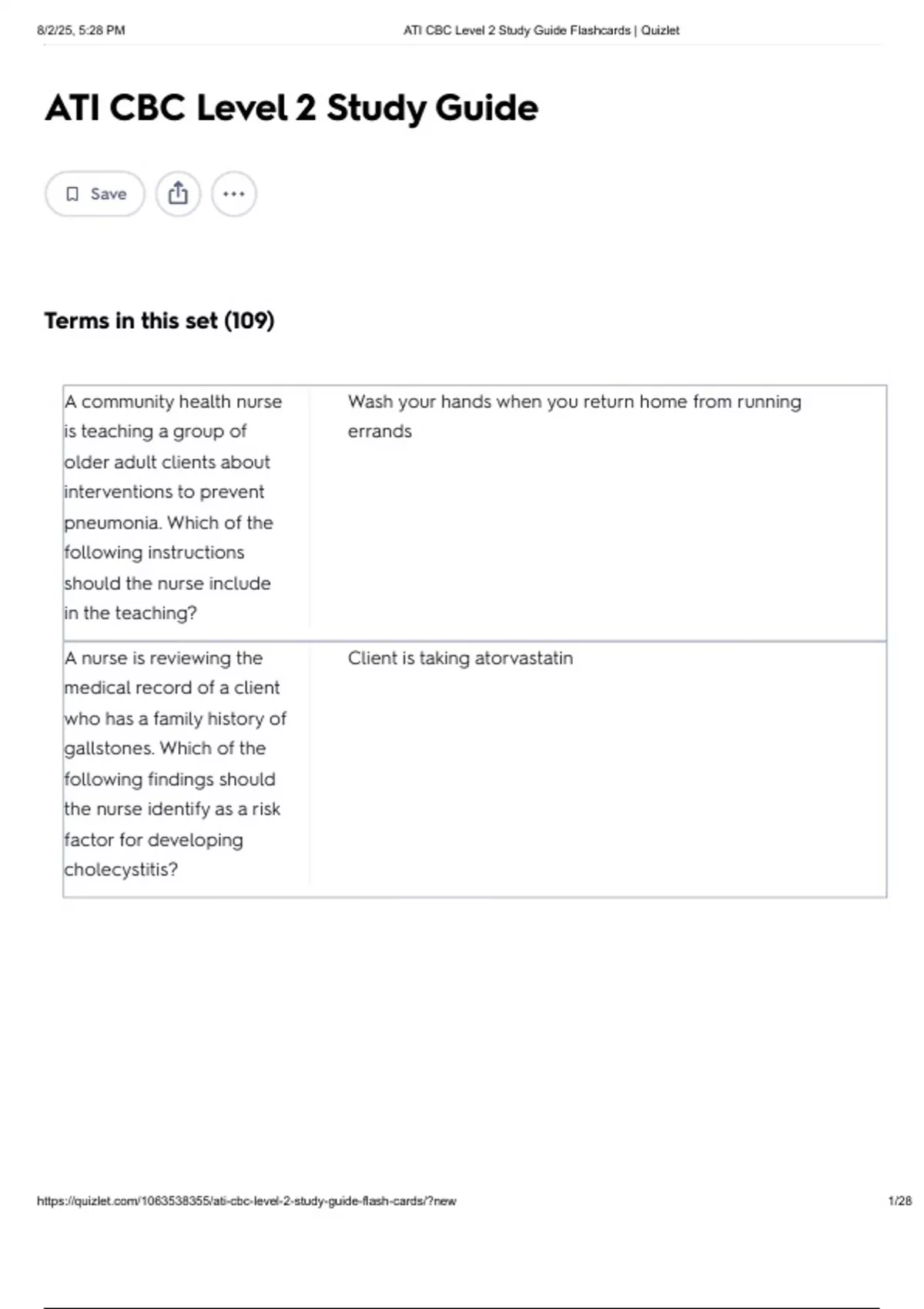 ATI CBC Level 2 Study Guide Questions And Answers | 2025 Updated ...