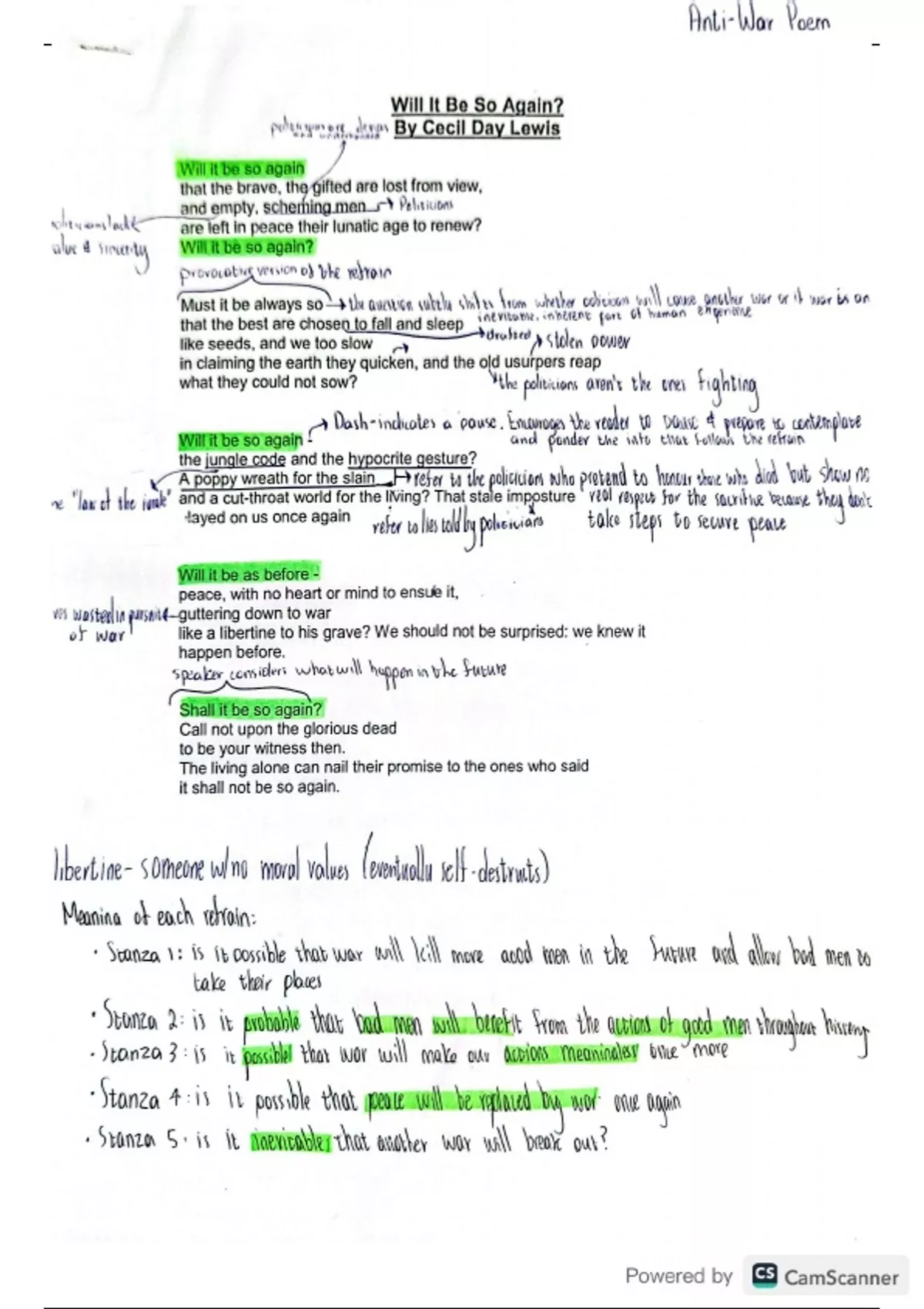 Summary Grade 12 IEB English Poetry – Complete Set of 16 Poems ...