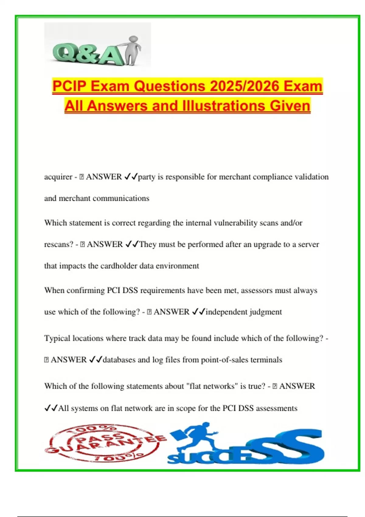 PCIP Exam 2025/2026 – 200+ Fully-Solved Questions with Detailed ...