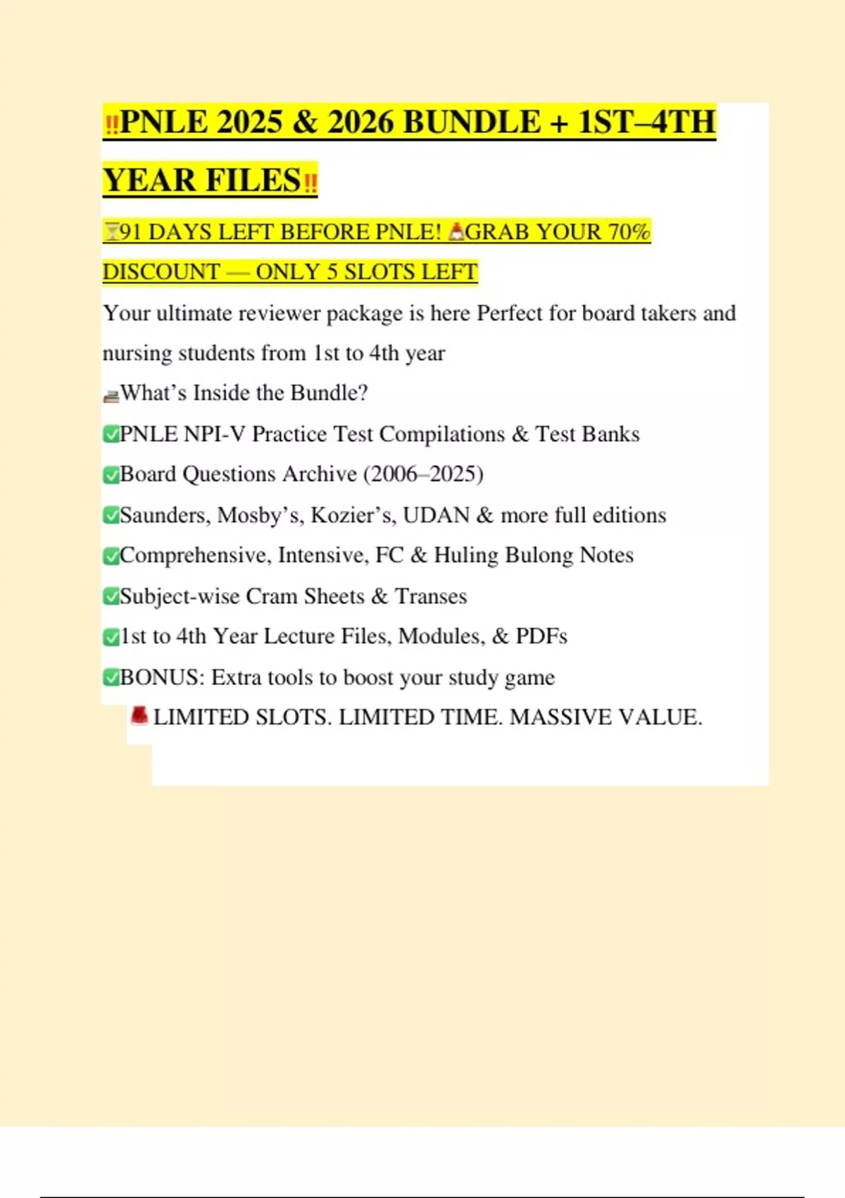 Philippine Nurse Licensure Exam (PNLE) 2025 & 2026 Bundle – Complete ...