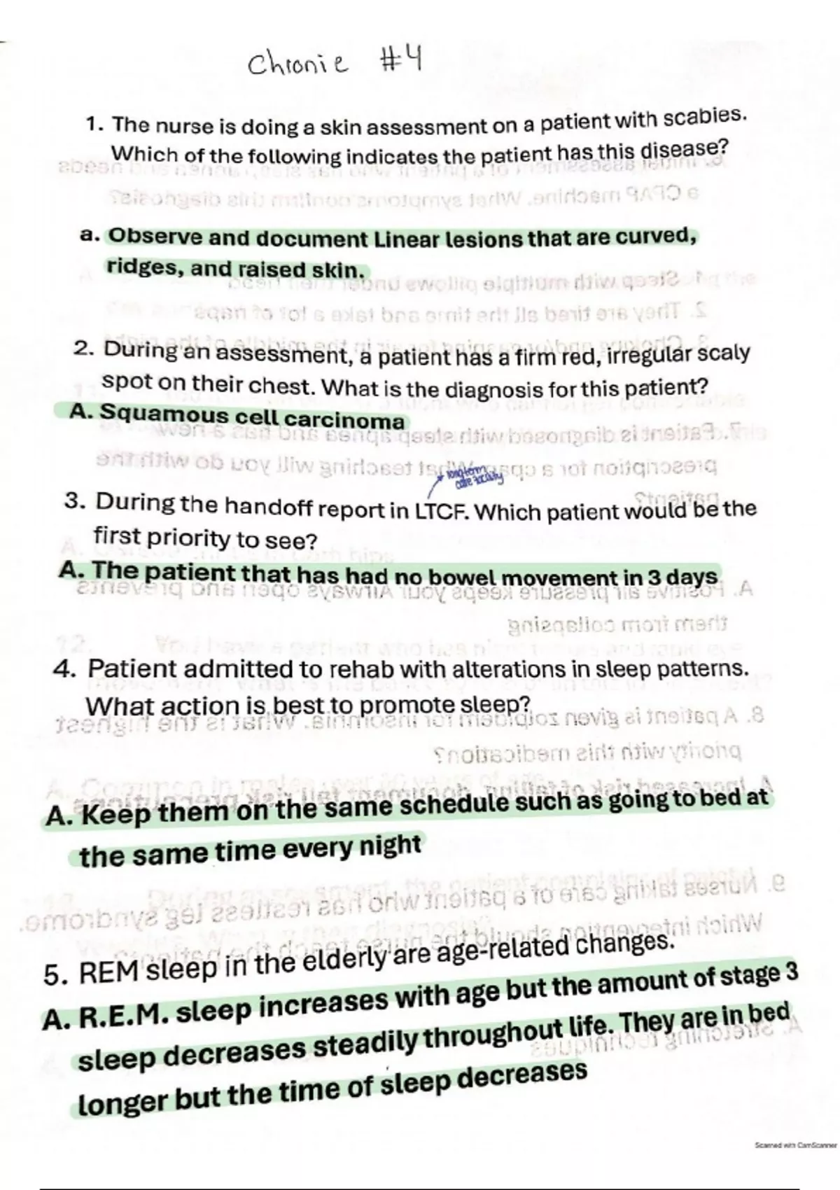 NUR 257 Chronic Exam 4 | Questions and Answers | 2025 New Update | 100% ...