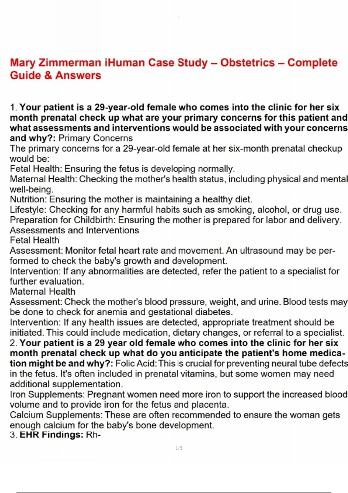 Comprehensive iHuman & Clinical Case Study Bundle: Adult, Pediatric ...